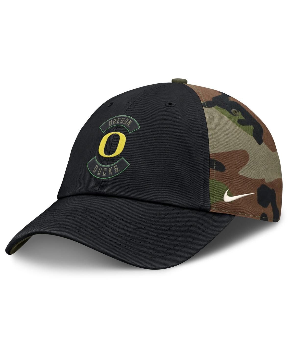 Click here for Nike Mens Black/Camo Oregon Ducks 2025 Military Ap... prices