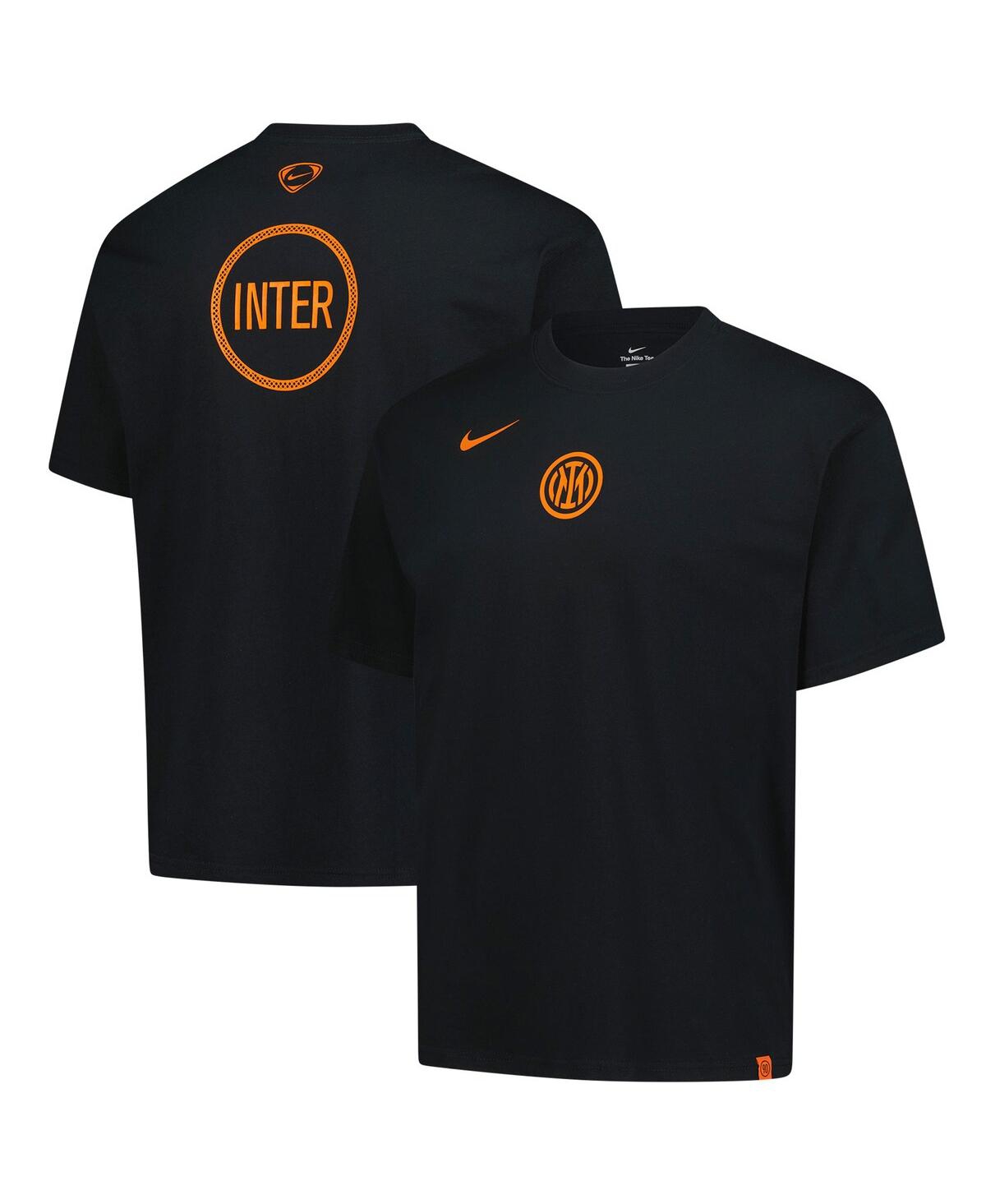 Click here for Nike Mens Black Inter Milan T90 Remix T-Shirt - Bl... prices