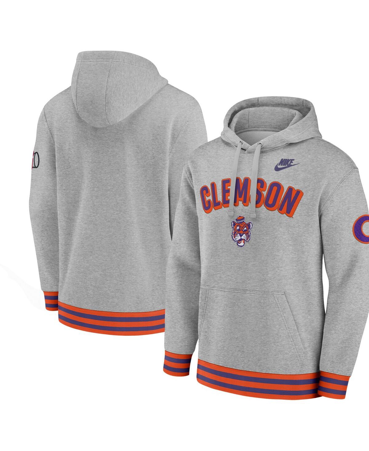 Click here for Nike Mens Heather Gray Clemson Tigers Legacy Retro... prices