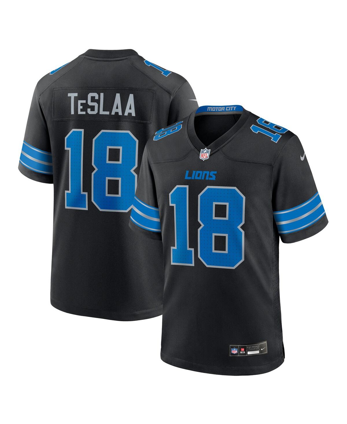 Click here for Nike Mens Isaac TeSlaa Black Detroit Lions Alterna... prices