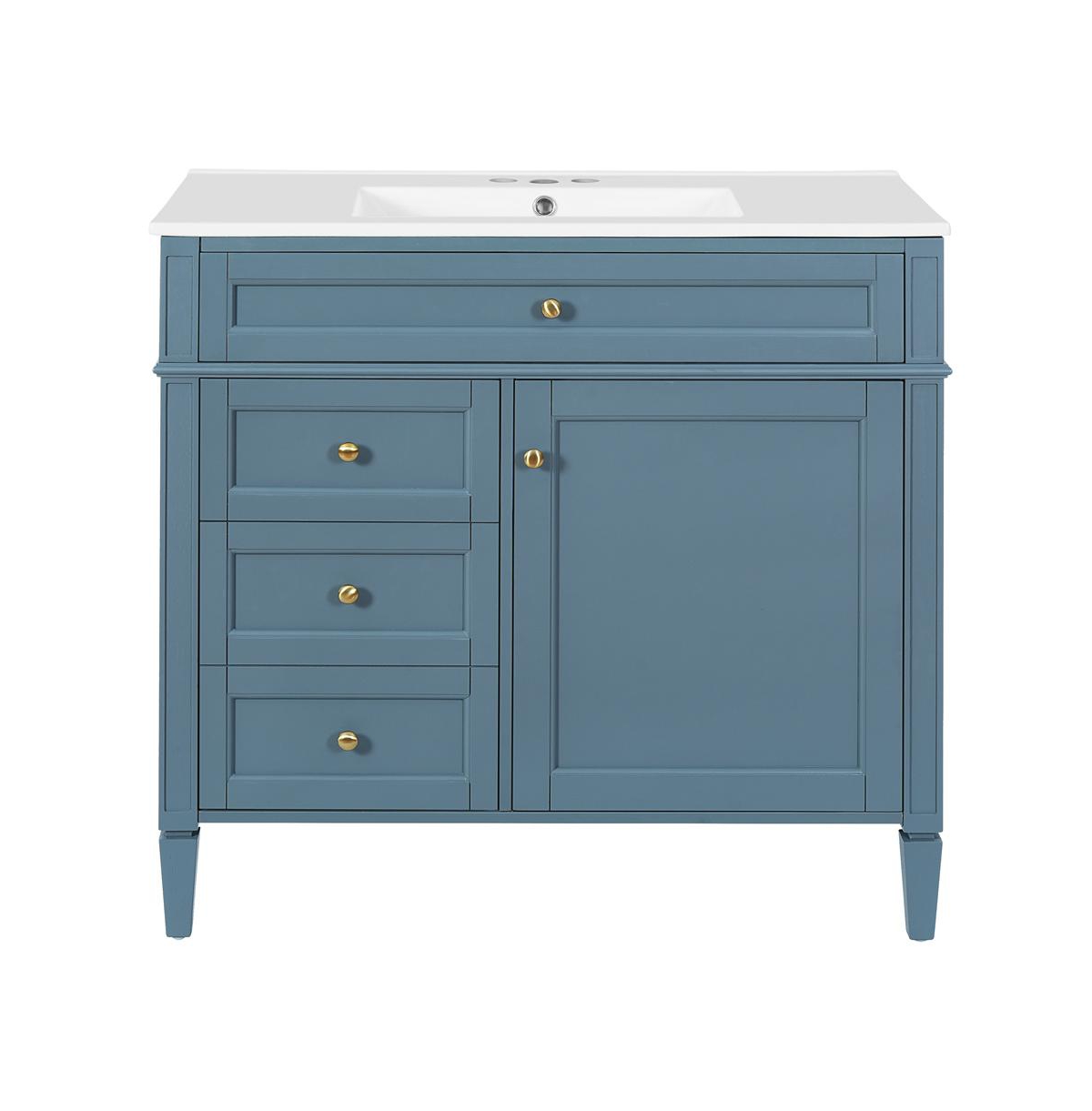 Click here for Luckbyte 30inch Rustic Bathroom Vanity with Cerami... prices