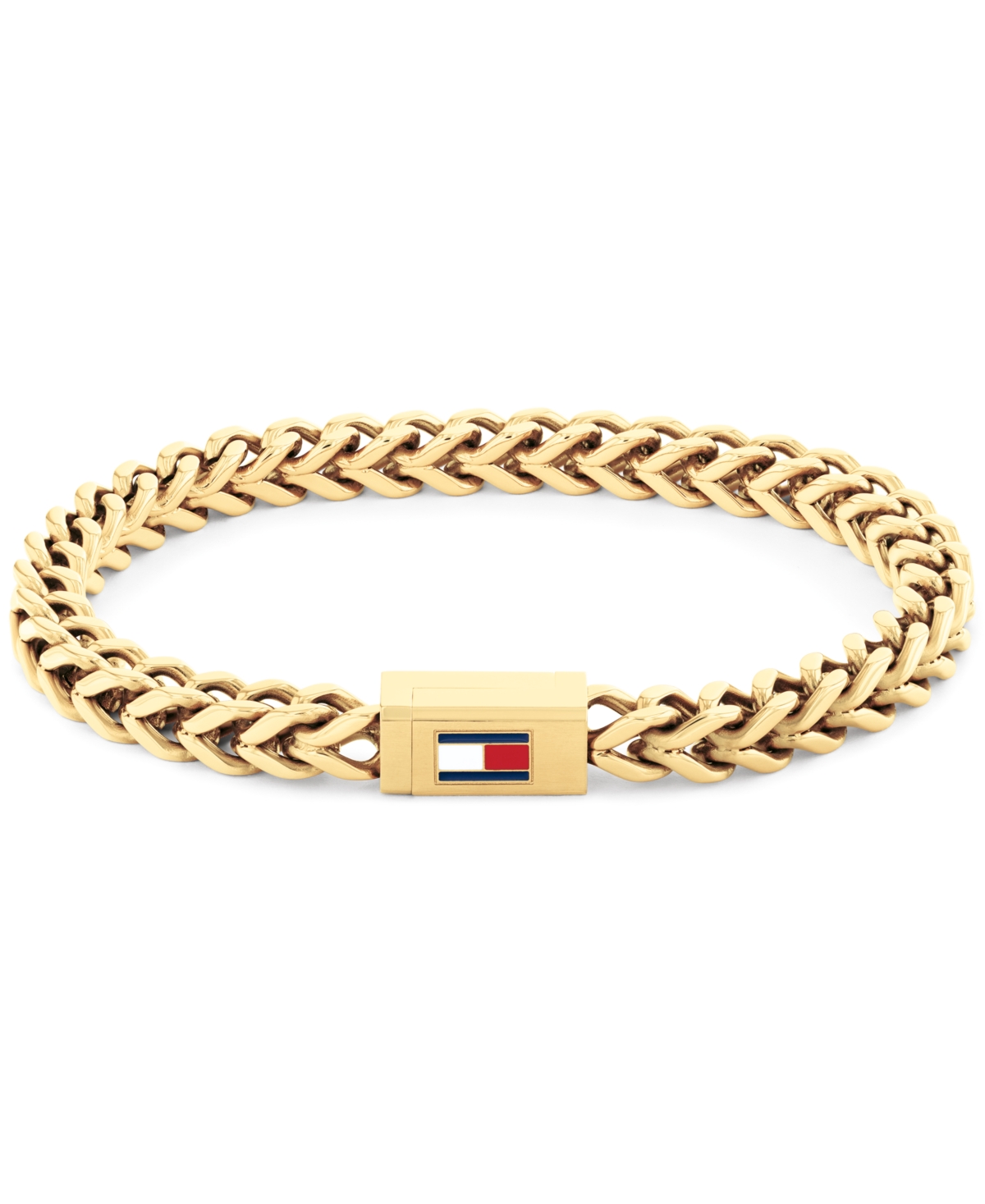Click here for Tommy Hilfiger Mens Gold-Plated Stainless Steel Br... prices