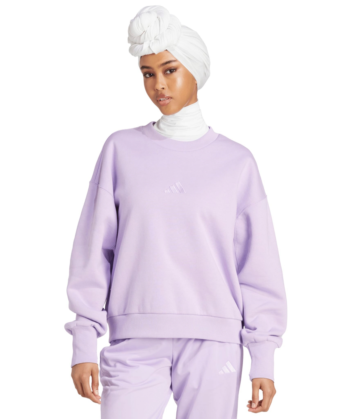 Click here for Adidas Womens All Szn Loose Fit Fleece Sweatshirt... prices