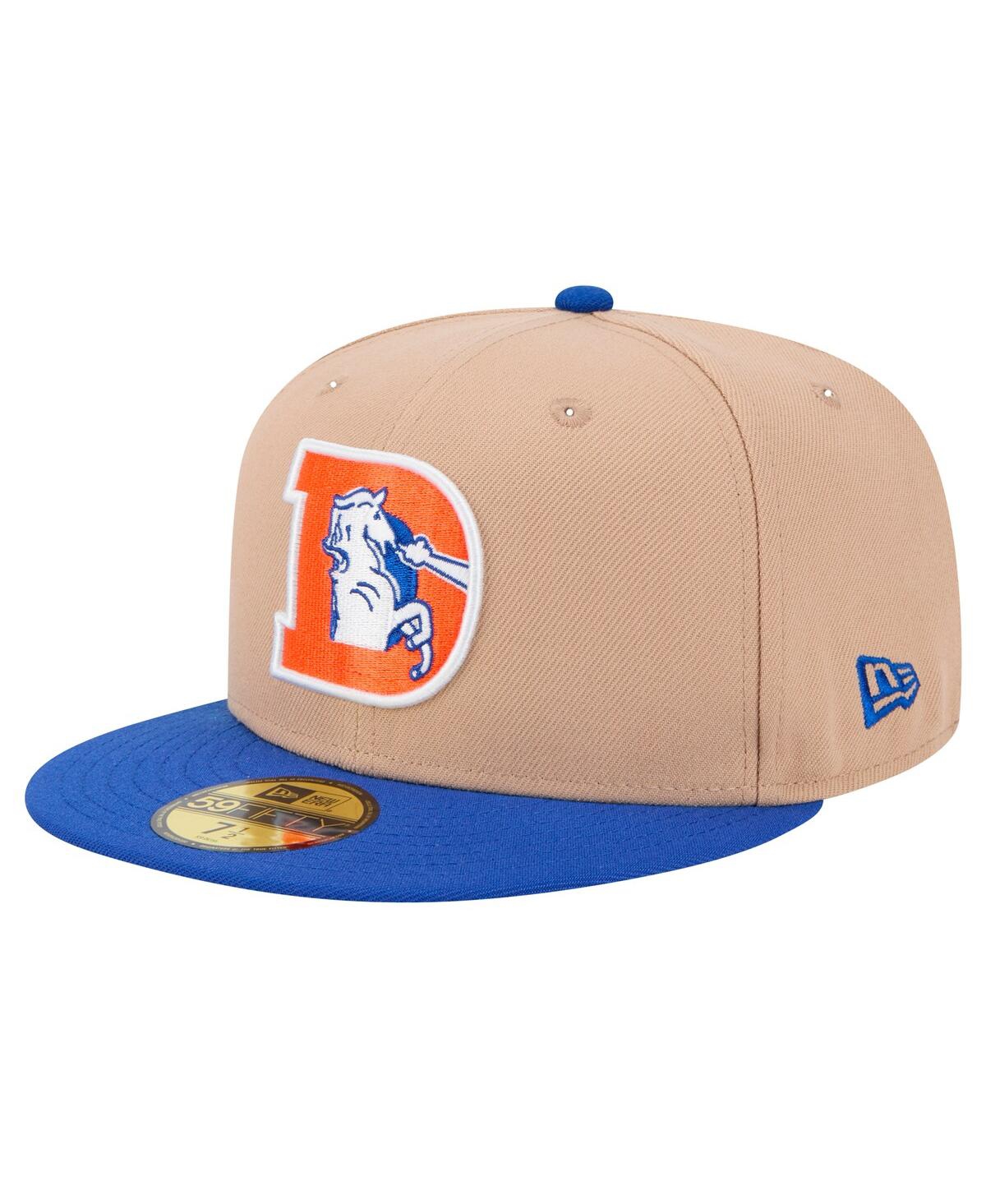 Click here for New Era Mens Tan Denver Broncos Throwback Logo Mai... prices