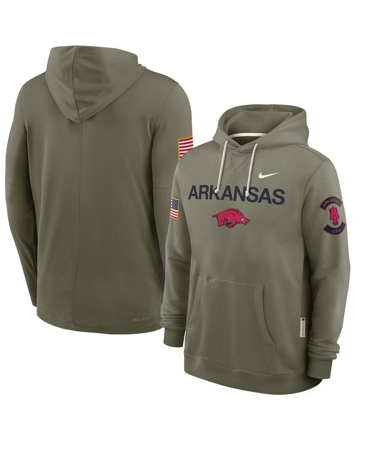 Click here for Nike Mens Olive Arkansas Razorbacks 2025 Military... prices