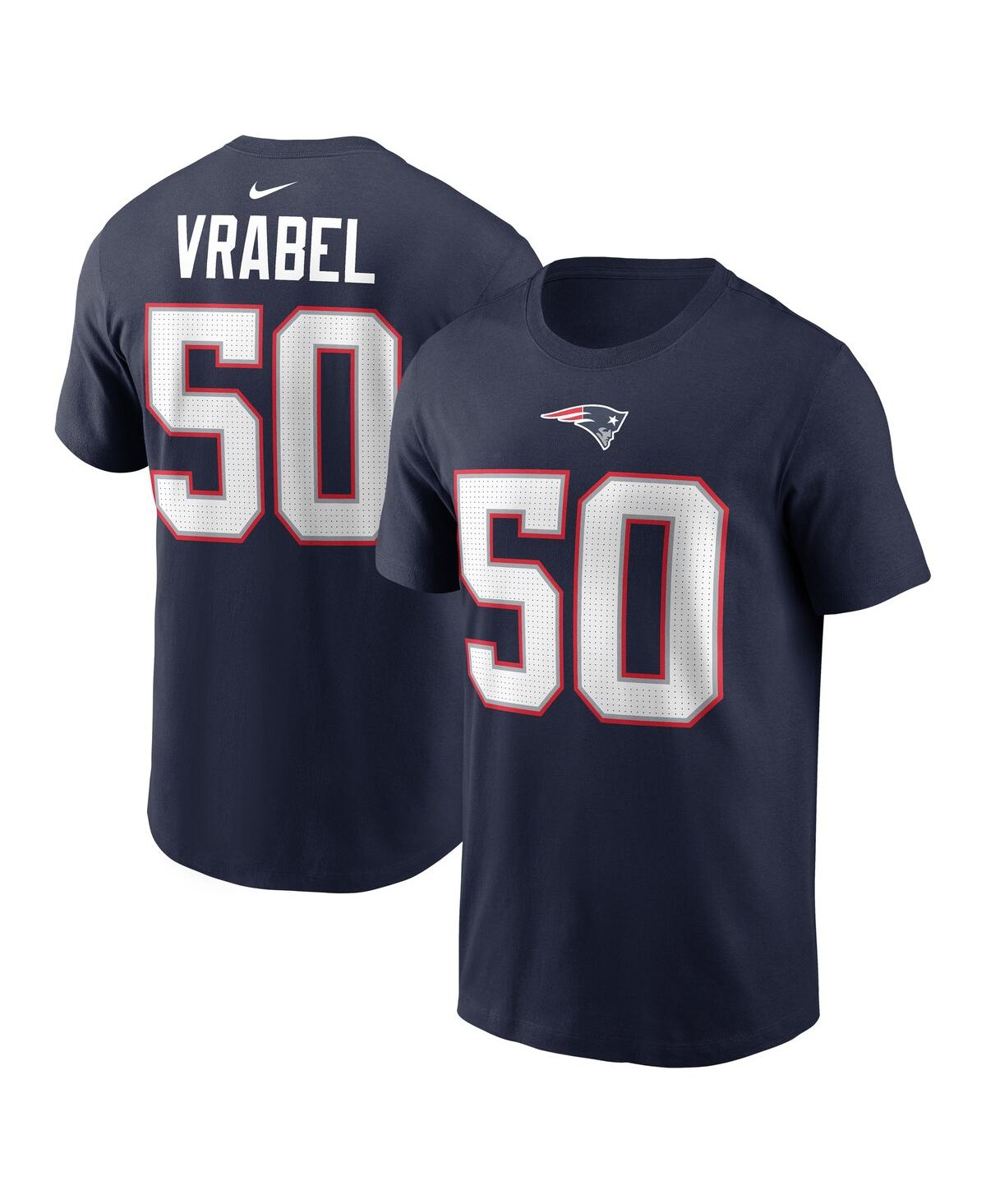 Click here for Nike Mens Mike Vrabel Navy New England Patriots Re... prices