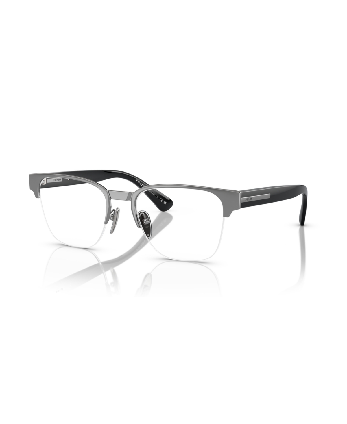 Click here for Prada Mens Square Eyeglasses  Pr A52V - Gunmetal prices