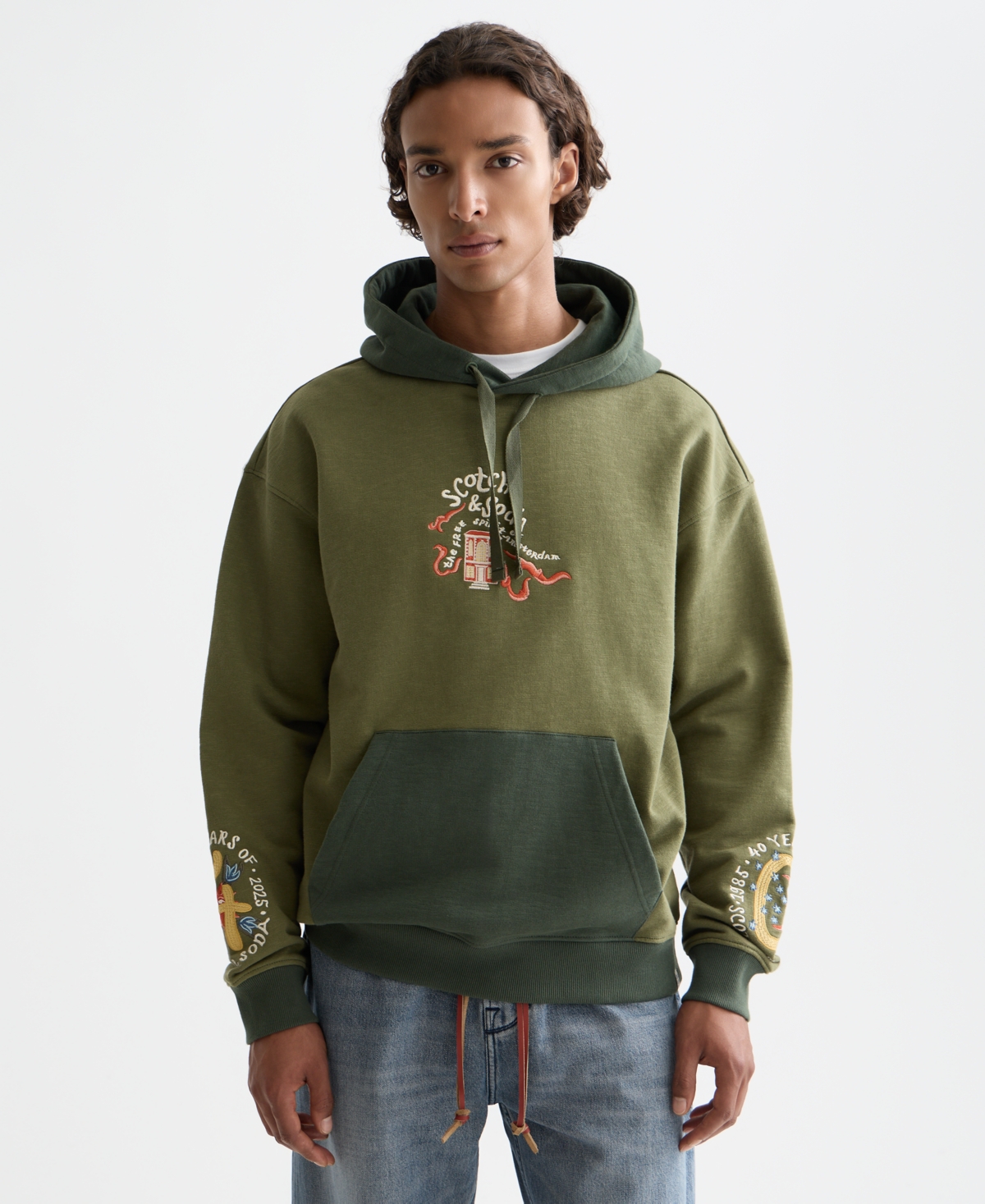 Click here for Scotch & Soda Mens 40th Anniversary Embroidered Ho... prices