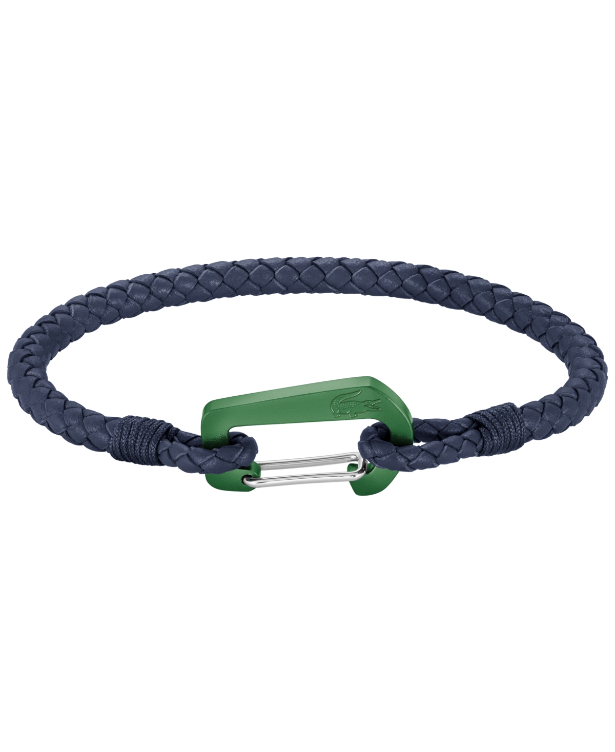 Click here for Lacoste Mens Aluminum Carabiner Closure Bracelet -... prices