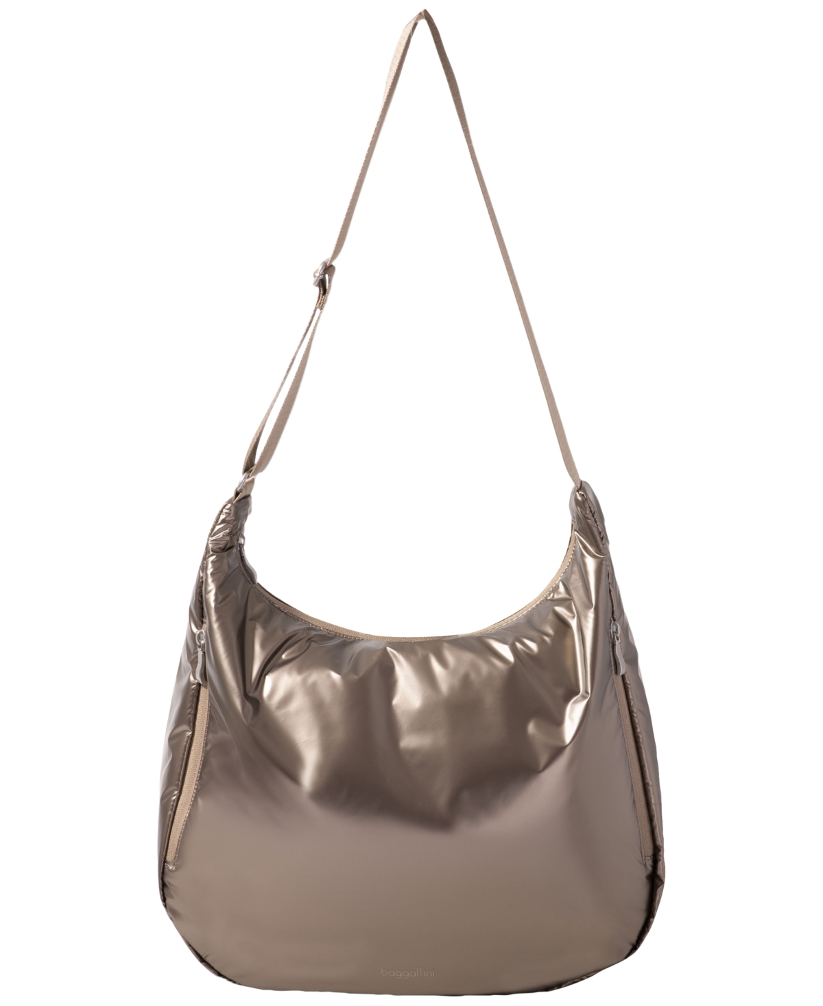 Click here for Baggallini Medium Swift Hobo Crossbody Bag - Coppe... prices