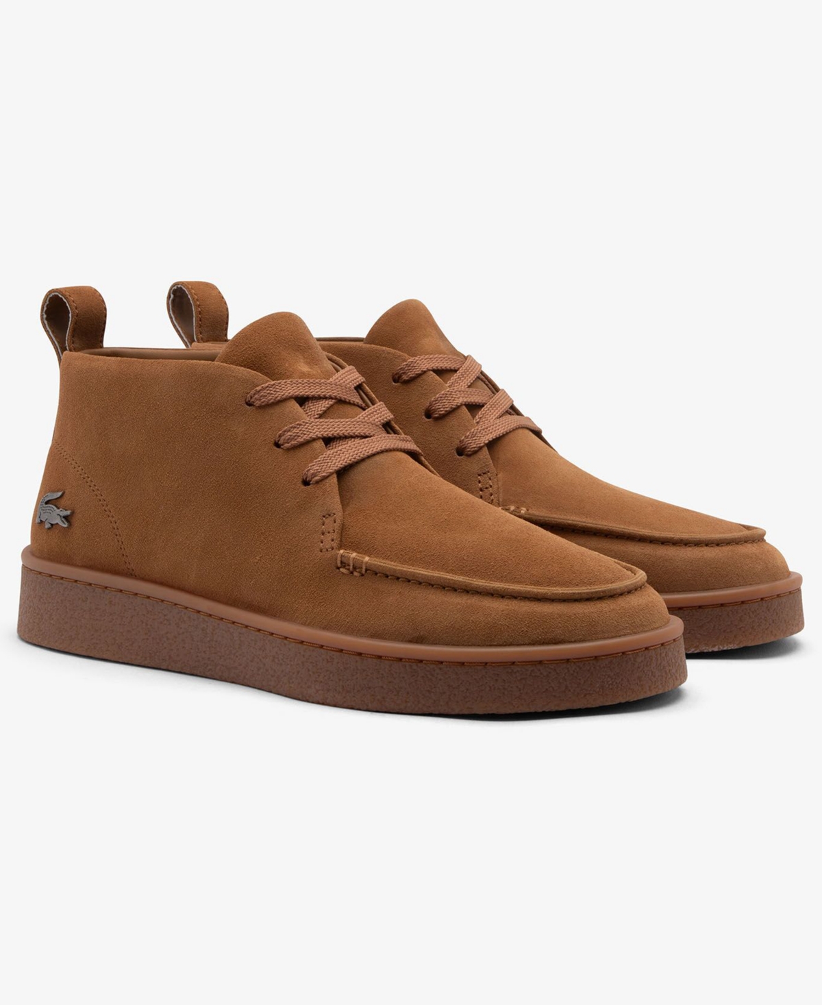 Click here for Lacoste Mens Baseshot Chukka Lace-Up Boots - Brown prices