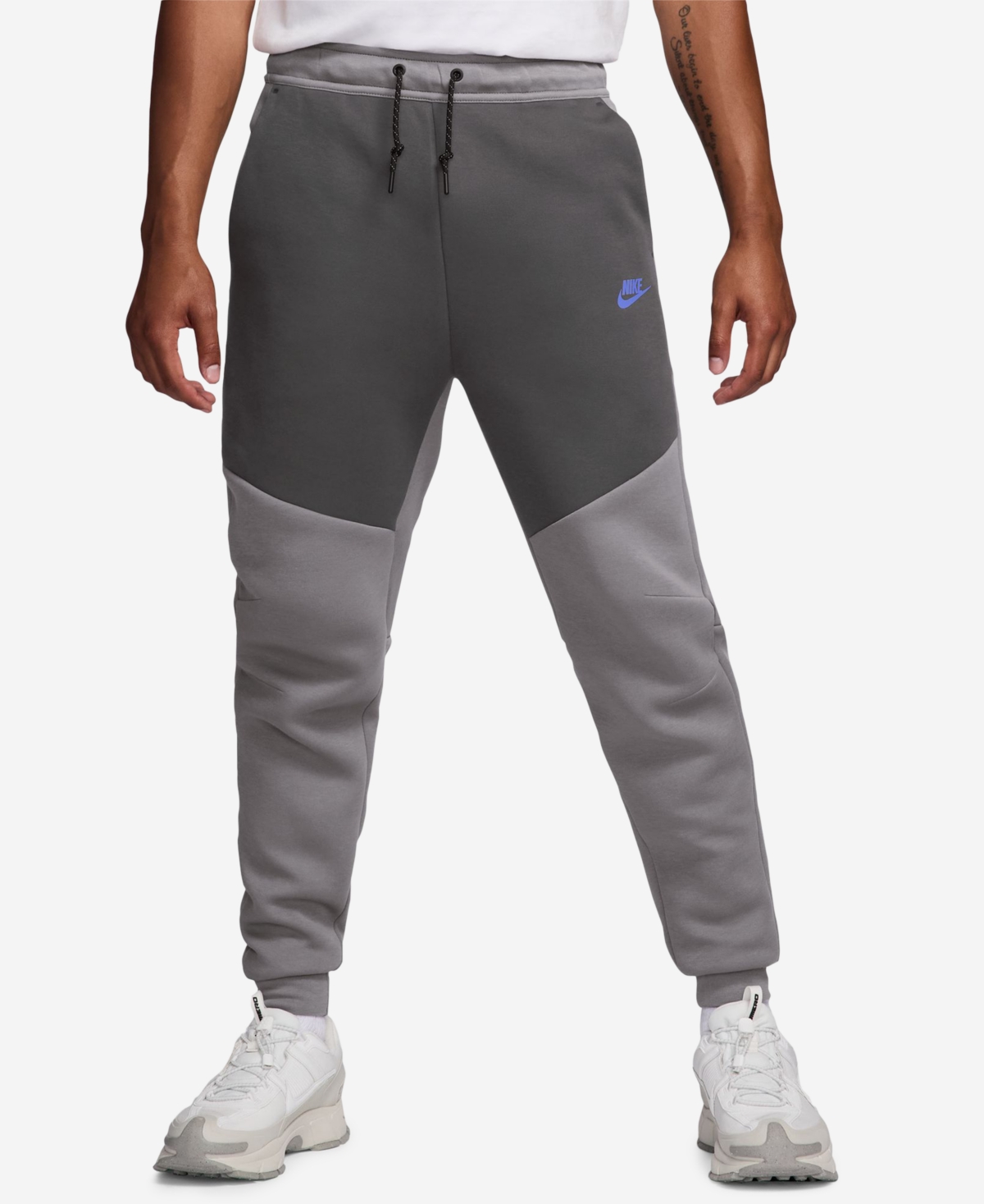 Click here for Nike Mens Tech Fleece Joggers - Medium Ash/Sapphir... prices