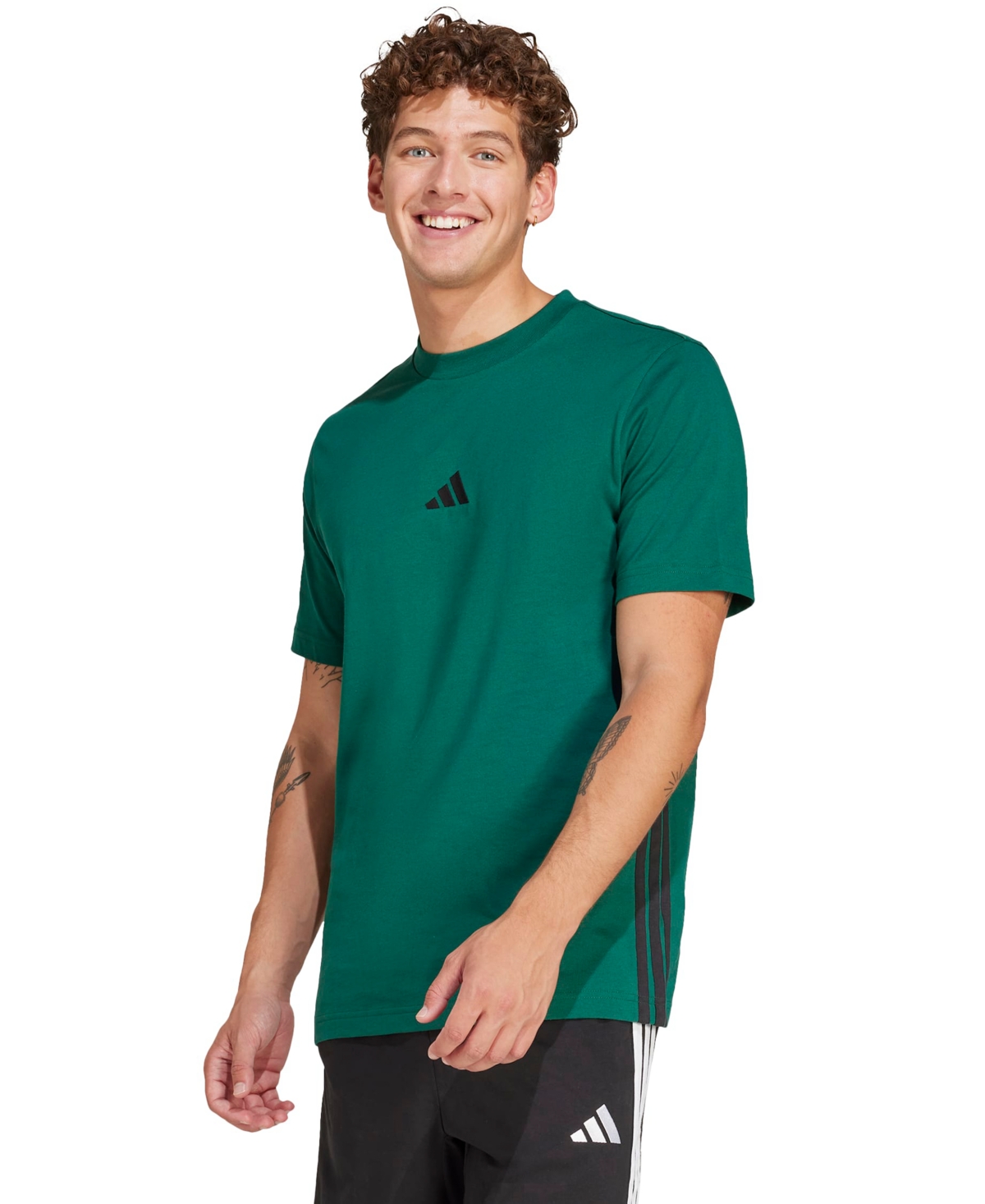 Click here for adidas Mens Essential Three-Stripes Single Jersey... prices