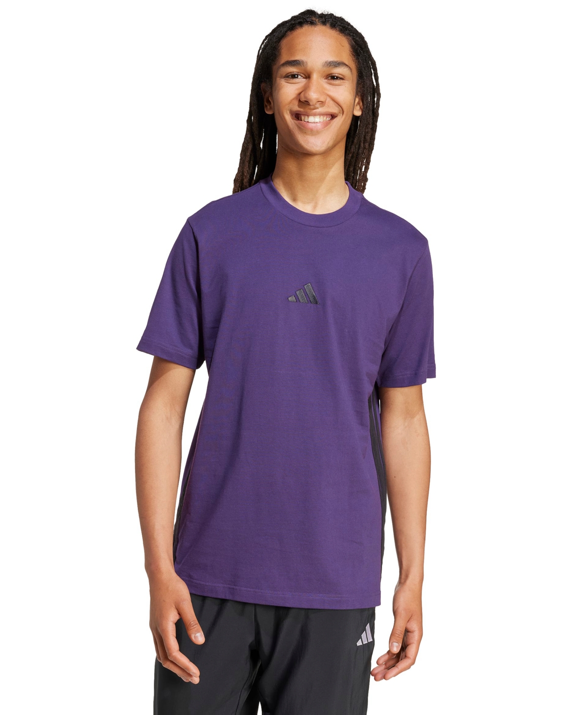 Click here for adidas Mens Essential Three-Stripes Single Jersey... prices
