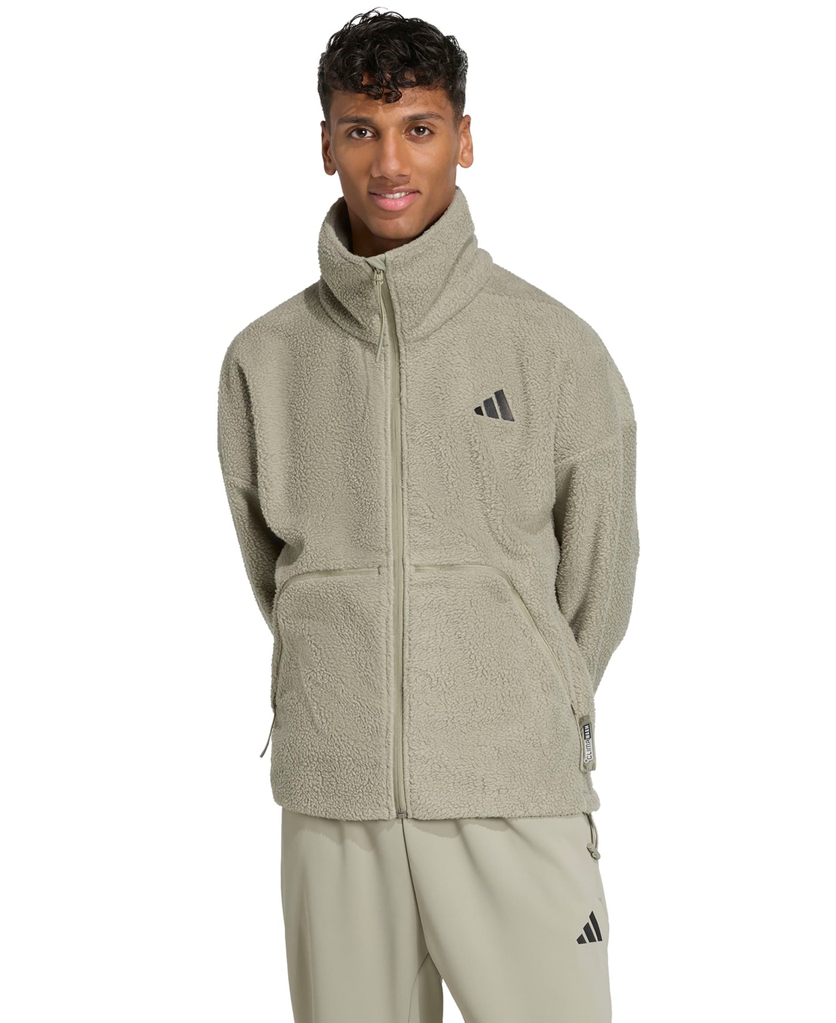 Click here for adidas Mens City Tech High-Pile Fleece Full-Zip Sp... prices
