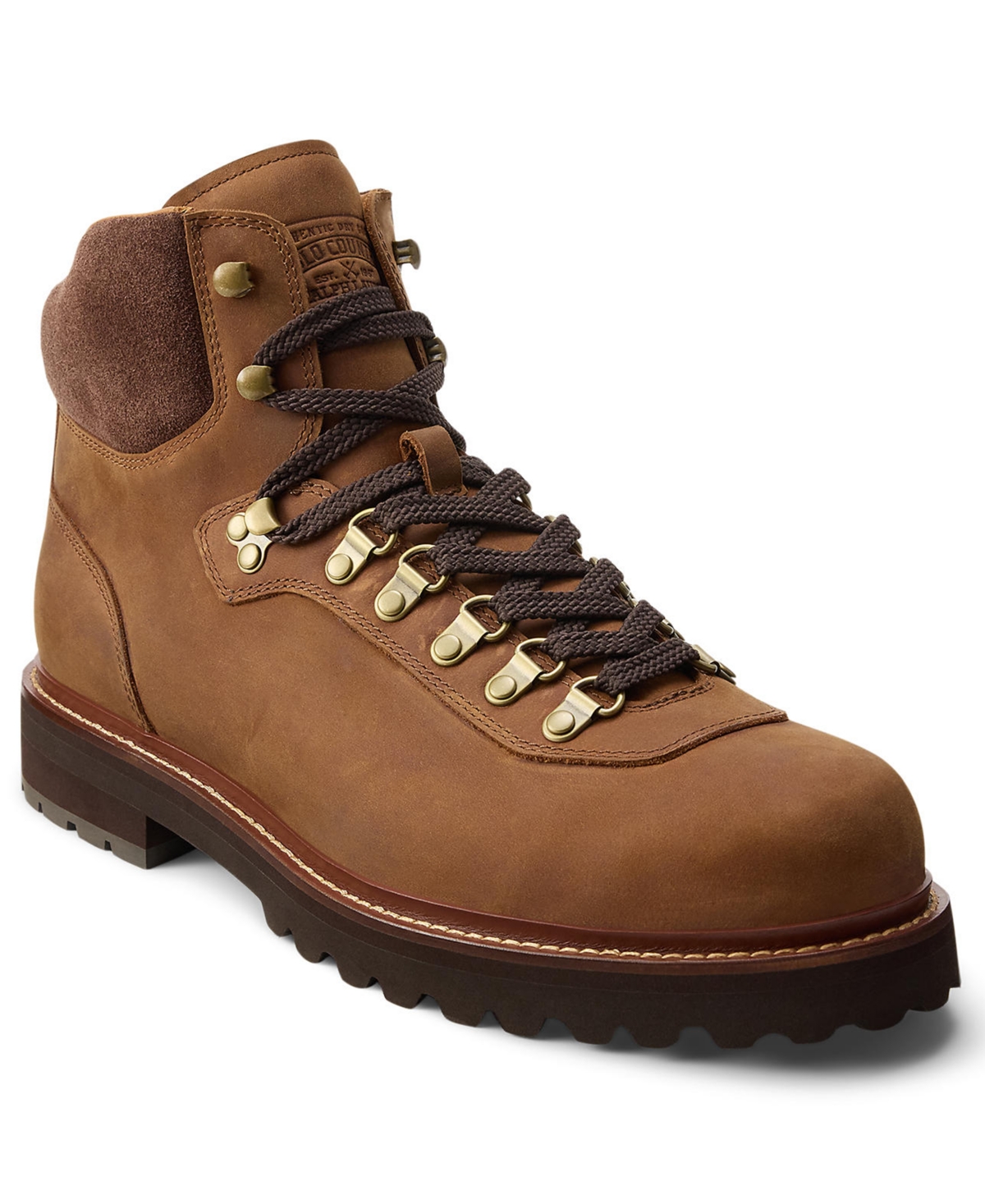 Click here for Polo Ralph Lauren Mens Round-Toe Mid-Cut Boots - T... prices