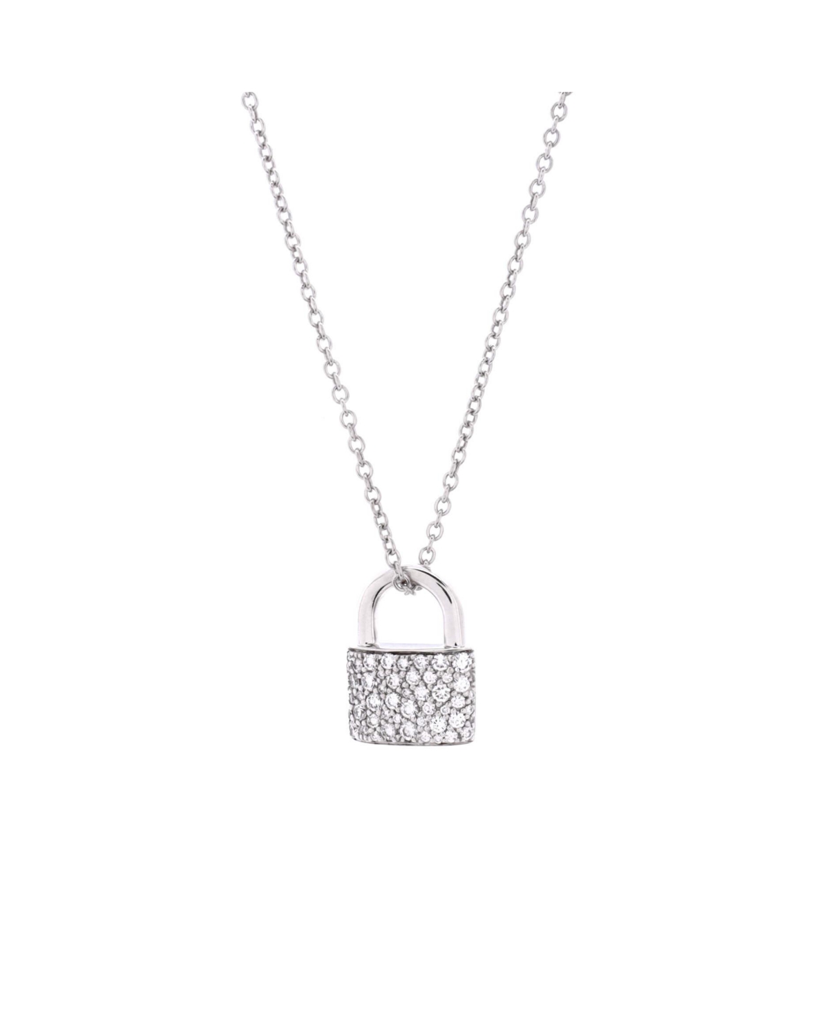 Click here for Pre-Owned Tiffany & Co Hardware Padlock Pendant Ne... prices