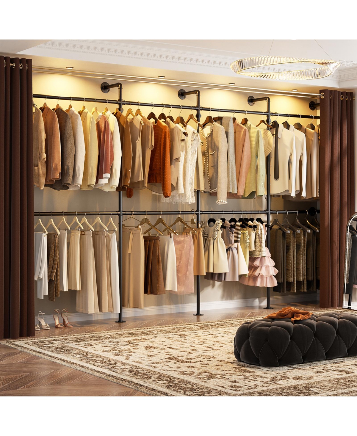 Click here for Aheaplus 3.5-13.5 Ft Reversible Wall Mounted Indus... prices