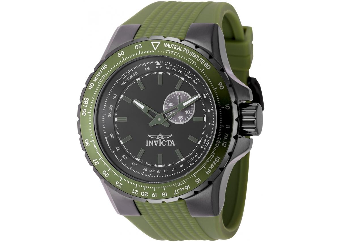 Click here for Invicta Mens 49729 Aviator Quartz VD72 Black Dial... prices