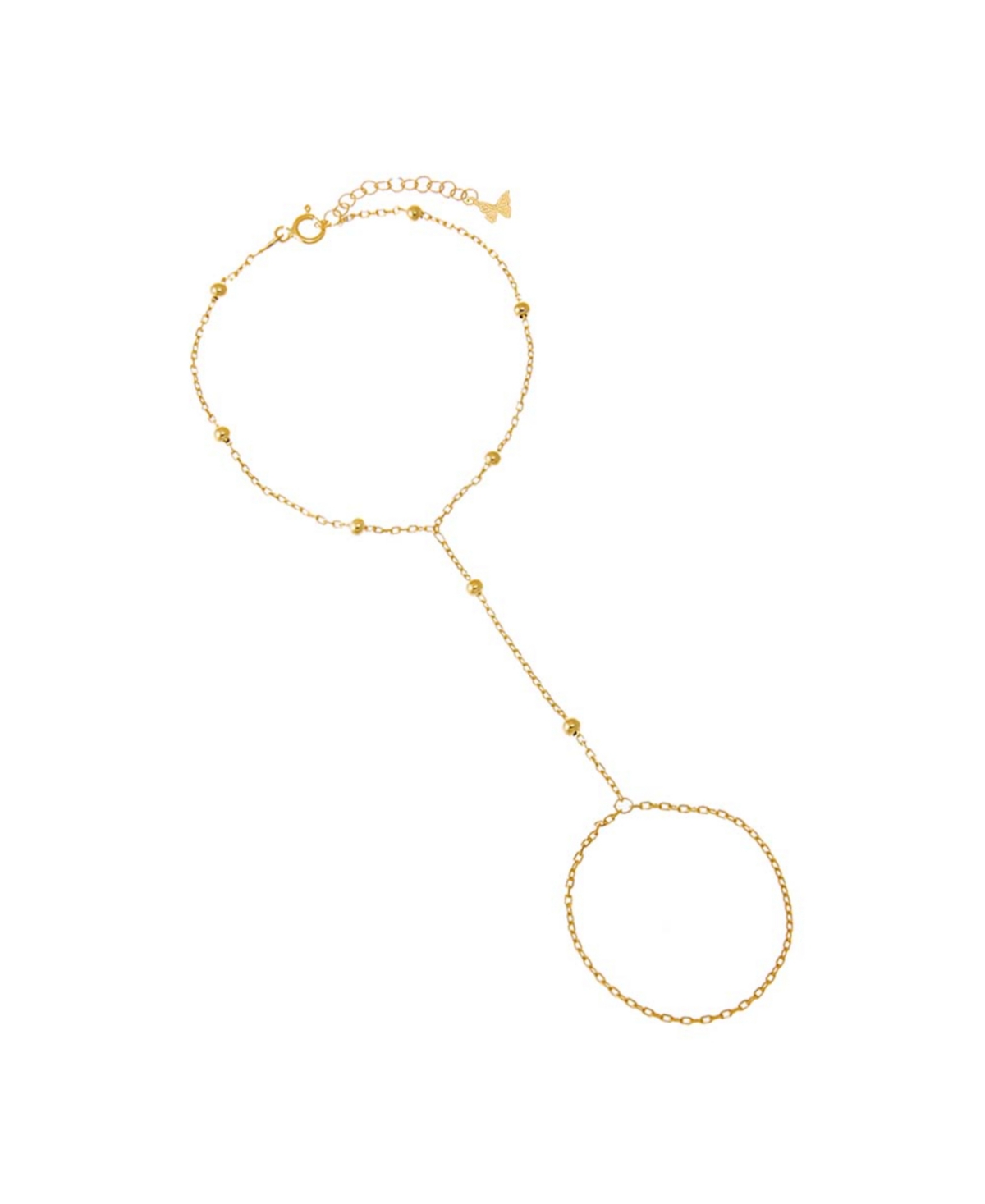 Click here for by Adina Eden Solid Gold Plated Dainty Beaded Ball... prices