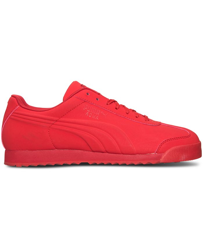 Puma Men's Roma Mono Emboss Casual Sneakers from Finish Line - Macy's