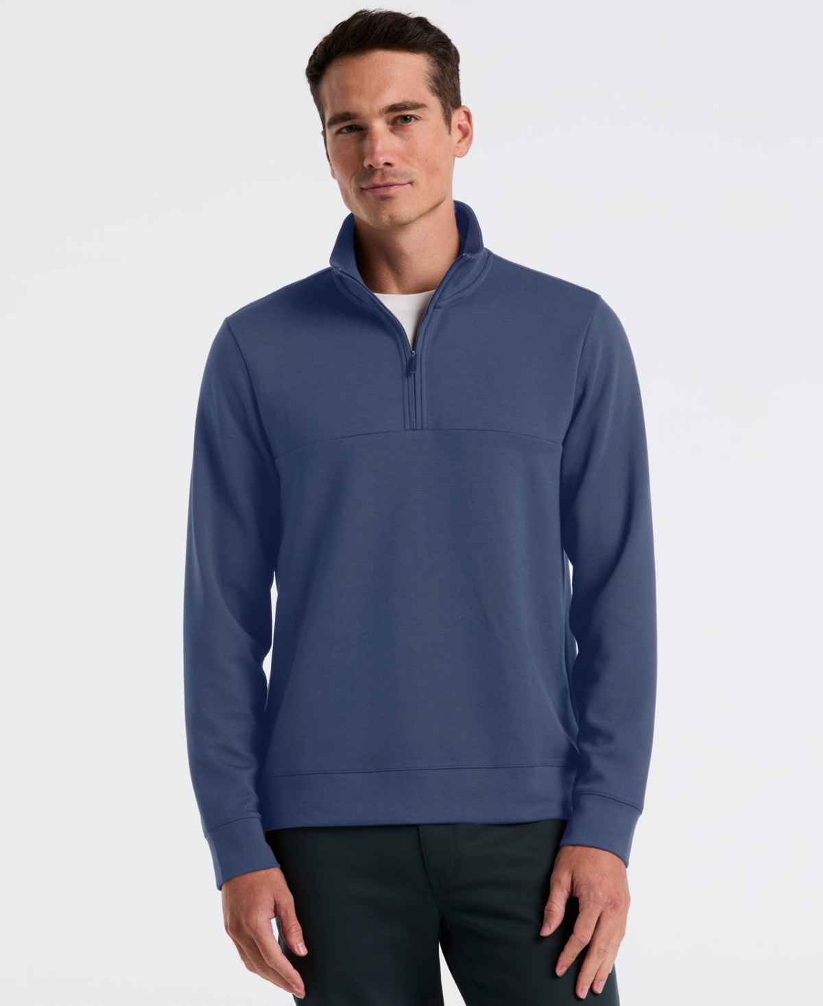 Click here for Perry Ellis Mens Neoprene Quarter Zip Long-Sleeve... prices