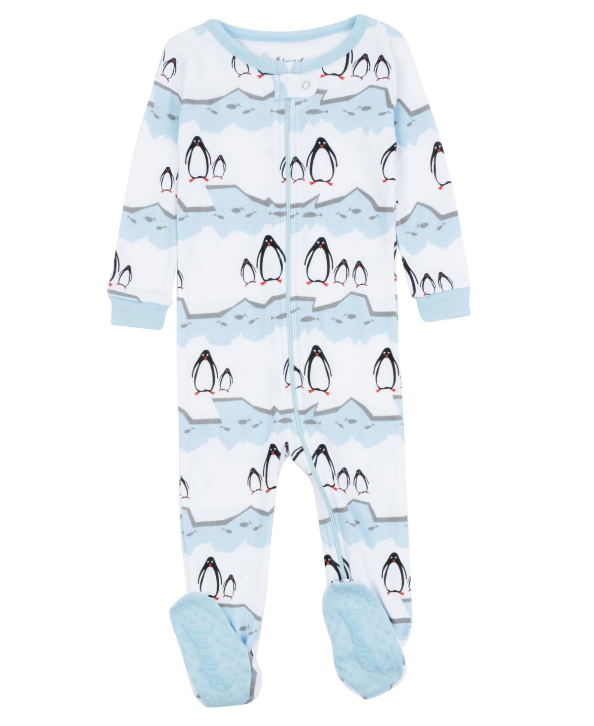 Click here for Leveret Baby Footed Cotton Holiday Pajamas - Pengu... prices