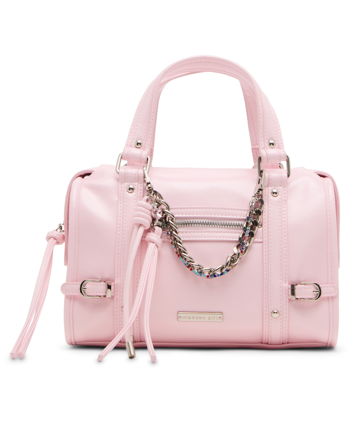 Click here for Madden Girl Audire Satchel Bag - Rose prices
