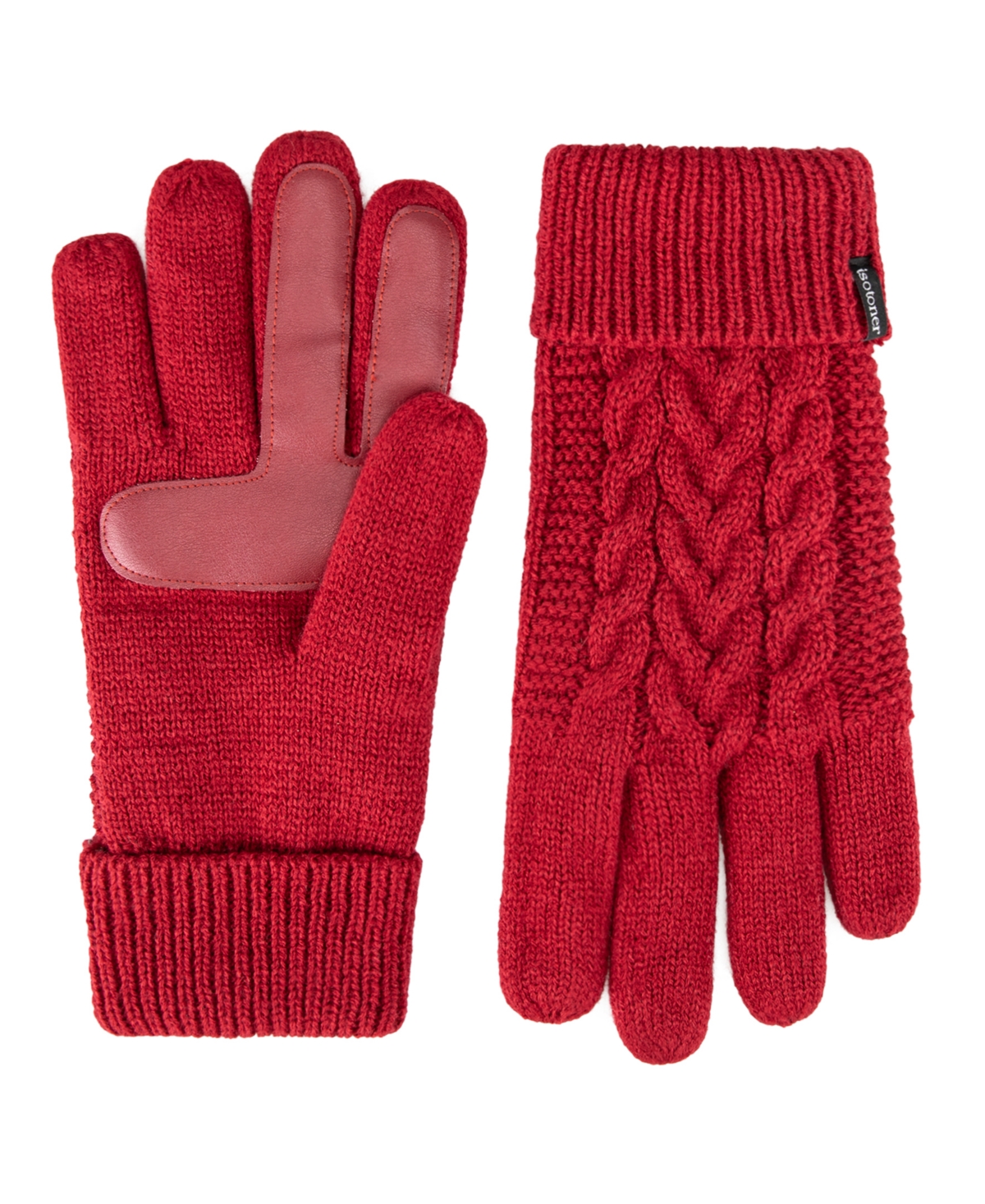 Click here for Isotoner Womens Cable Knit Gloves with Smart Touch... prices