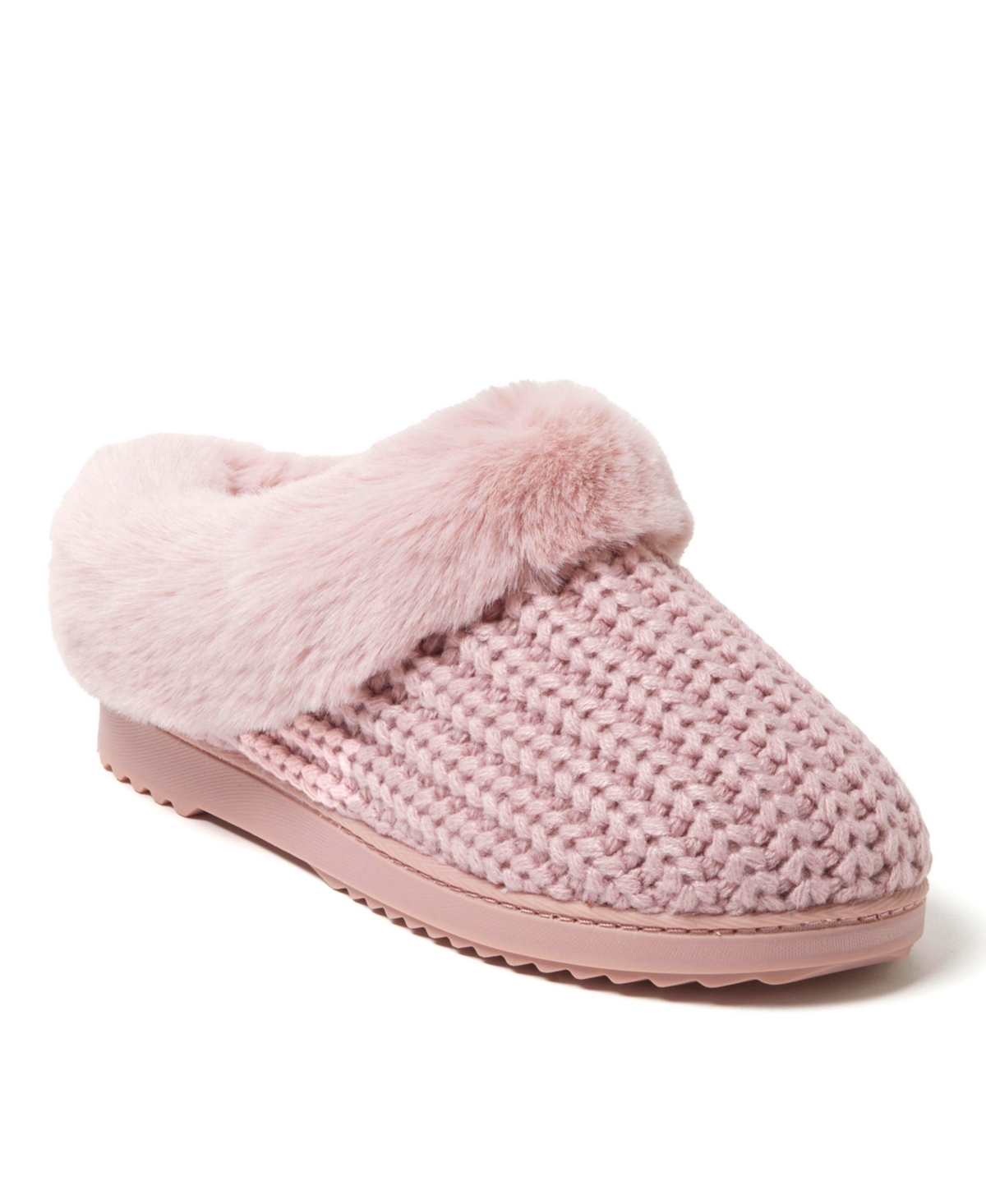 Click here for Dearfoams Womens Hannah Festive Knit Clog House Sh... prices