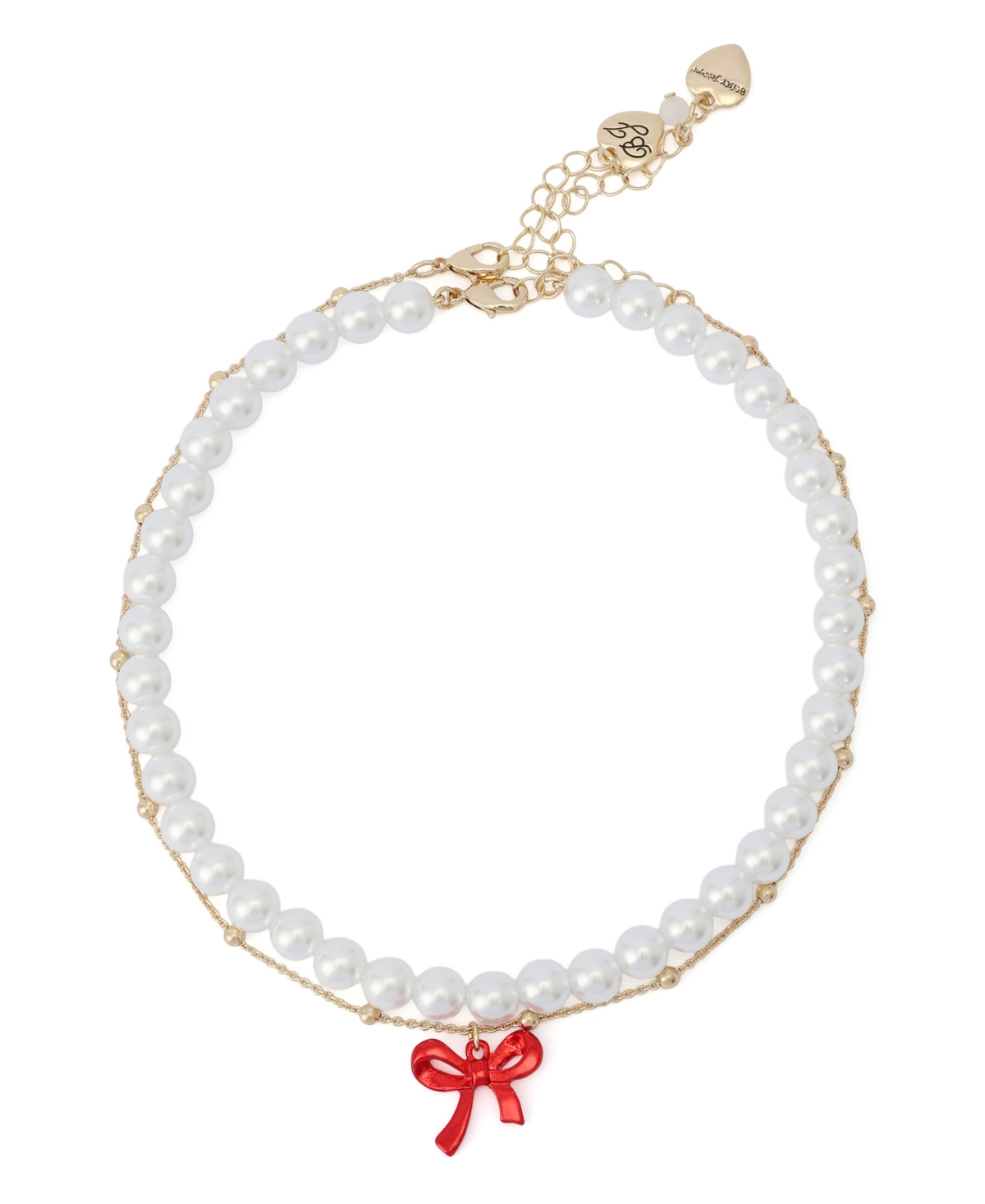 Click here for Betsey Johnson Faux Stone Love Spell Cultivated Pe... prices