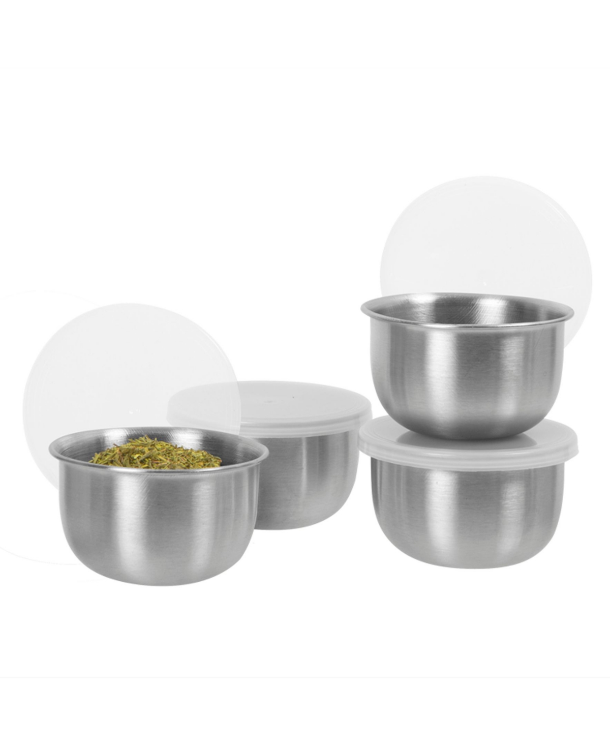 Click here for Oggi Stainless Steel Pinch Bowls  Set of 4 - Silve... prices