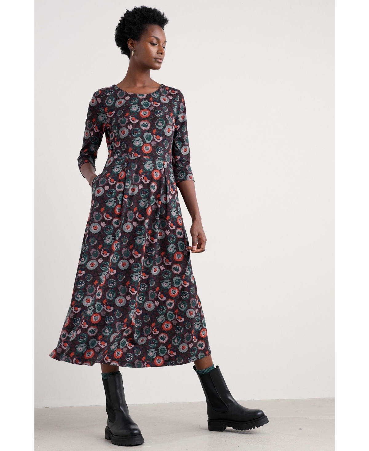 Click here for Seasalt Cornwall Womens Veronica Dress - Figurativ... prices