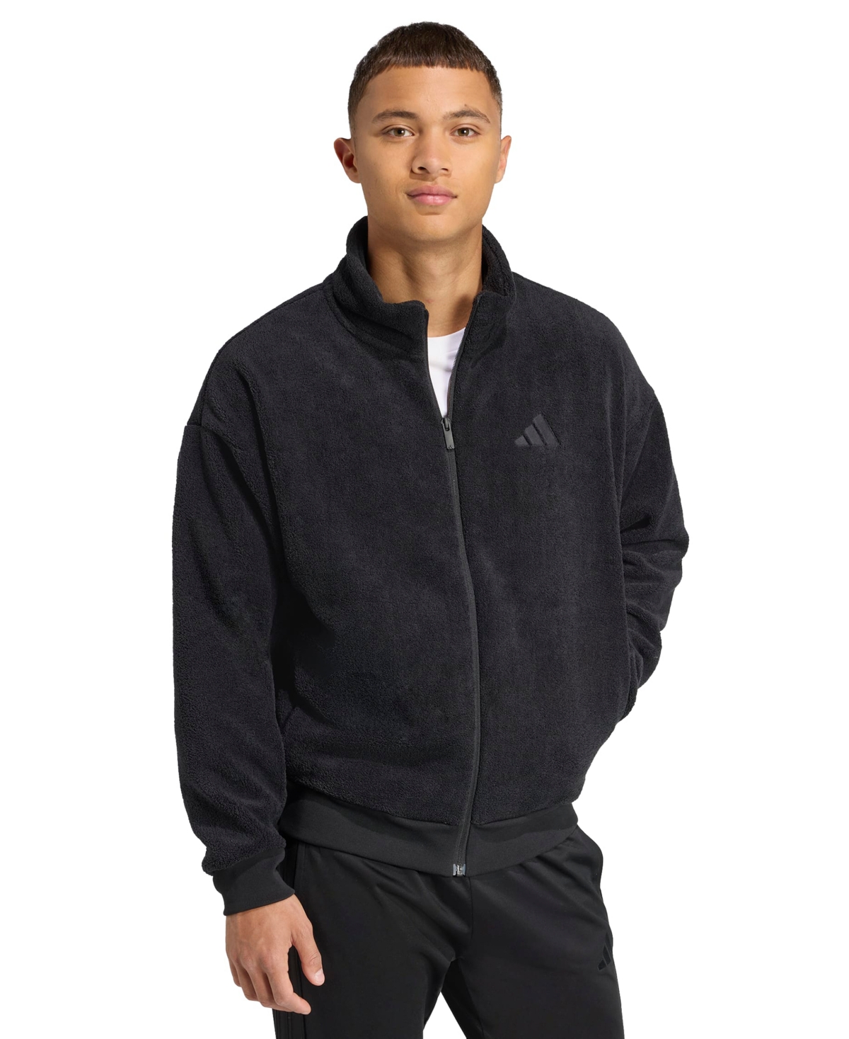 Click here for adidas Mens Future Icon Small Logo Fleece Sportswe... prices