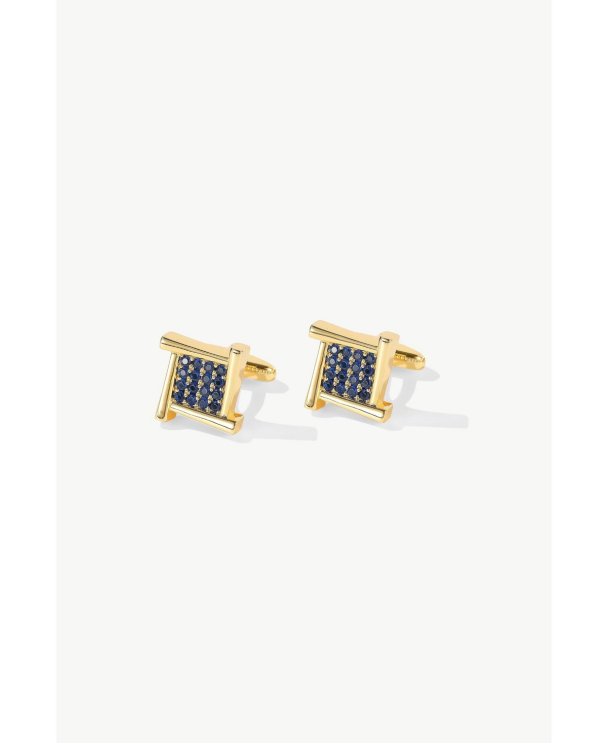 Click here for Classicharms Atlas Square Cufflinks - Gold/blue prices