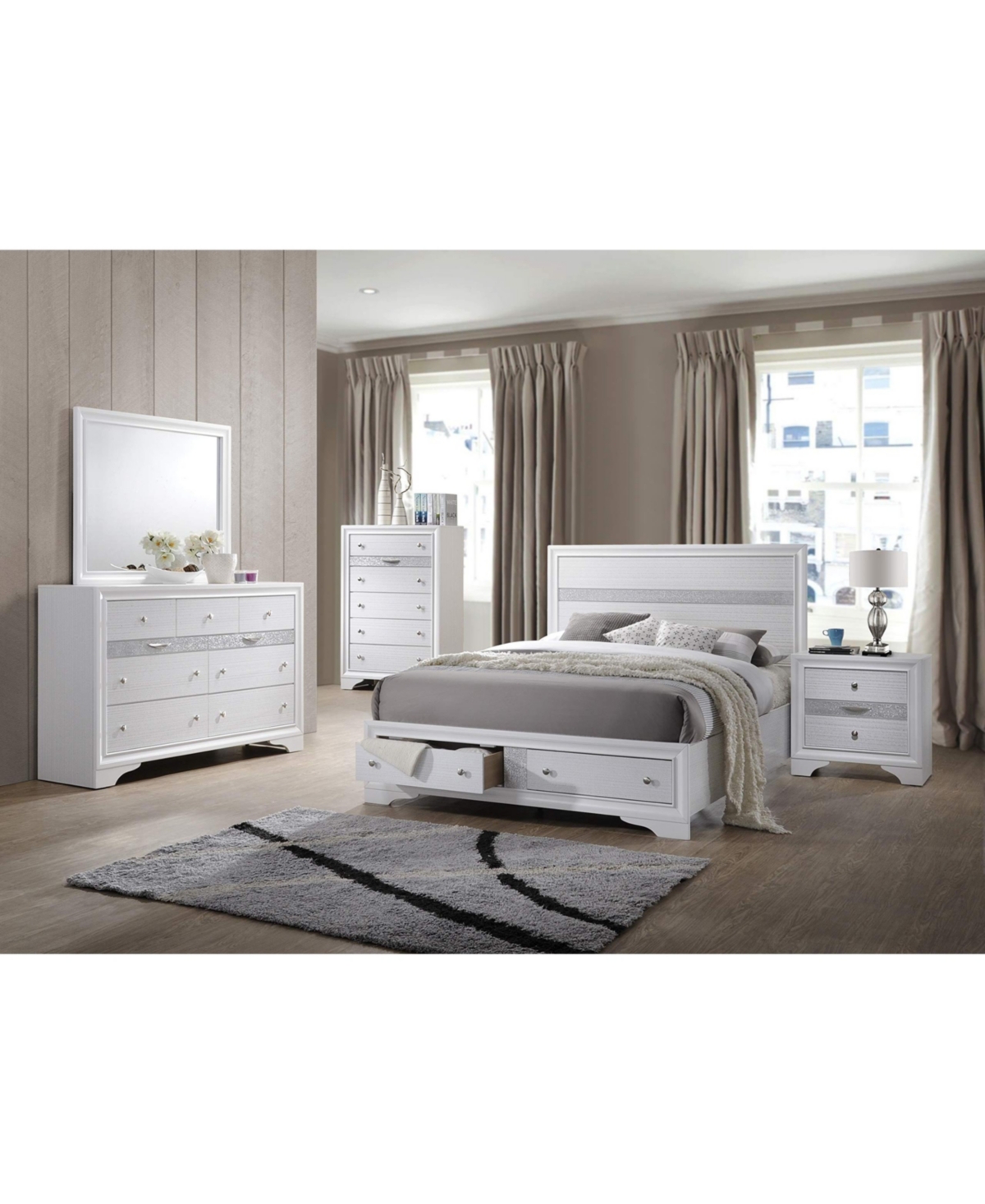 Click here for Kings Brand Furniture Watson 2-Drawer Wooden Night... prices