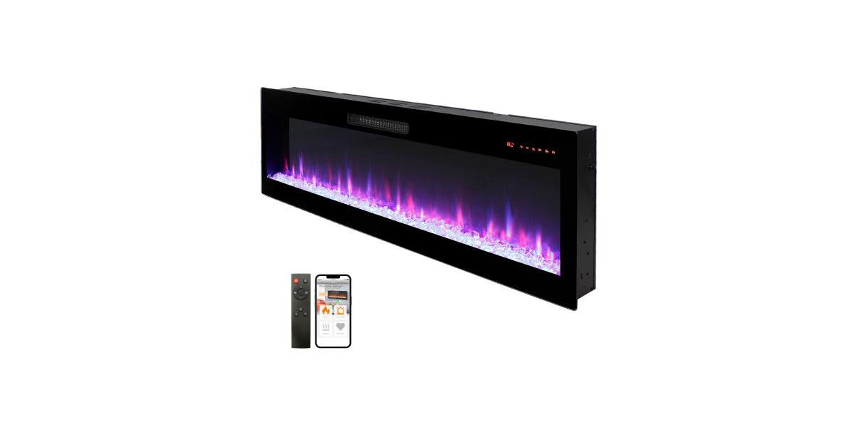 Click here for Smart 60" WiFi-Enabled Electric Fireplace Hea... prices