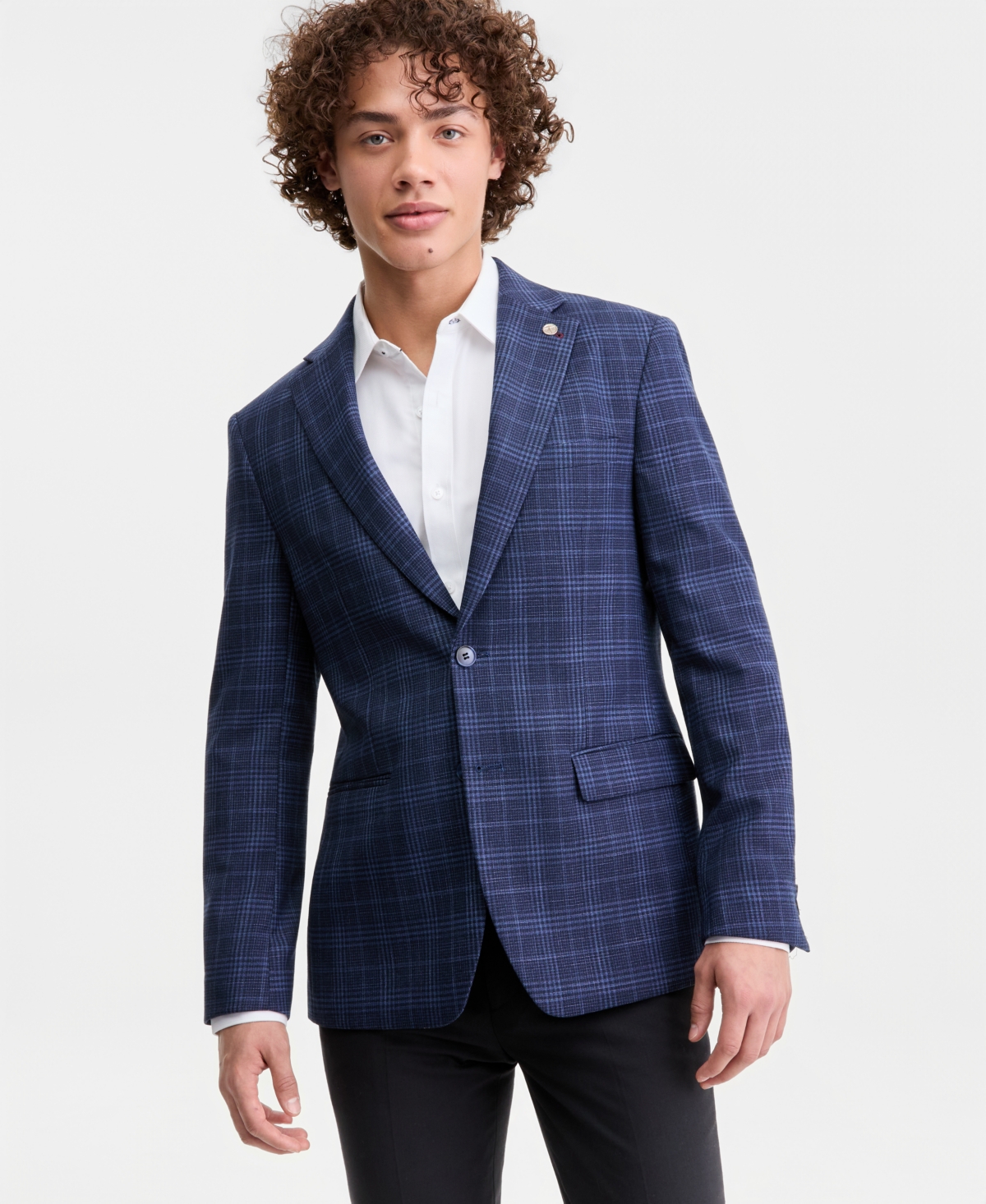 Click here for Tom Baine Mens Slim-Fit Waffle Stretch Sport Coat... prices