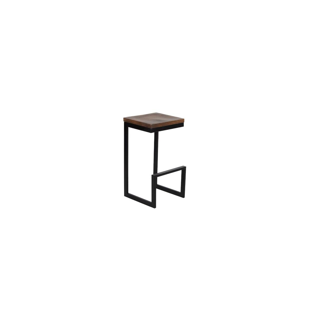 Click here for Porter Designs Cube Solid Wood & Metal Bar Stool... prices