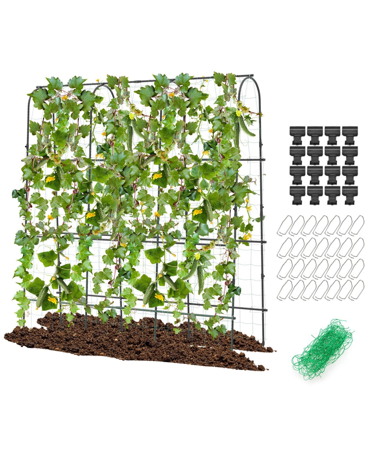 Click here for Sugift 71 x 71 Inch U-Shaped Tall Garden Arched Tr... prices