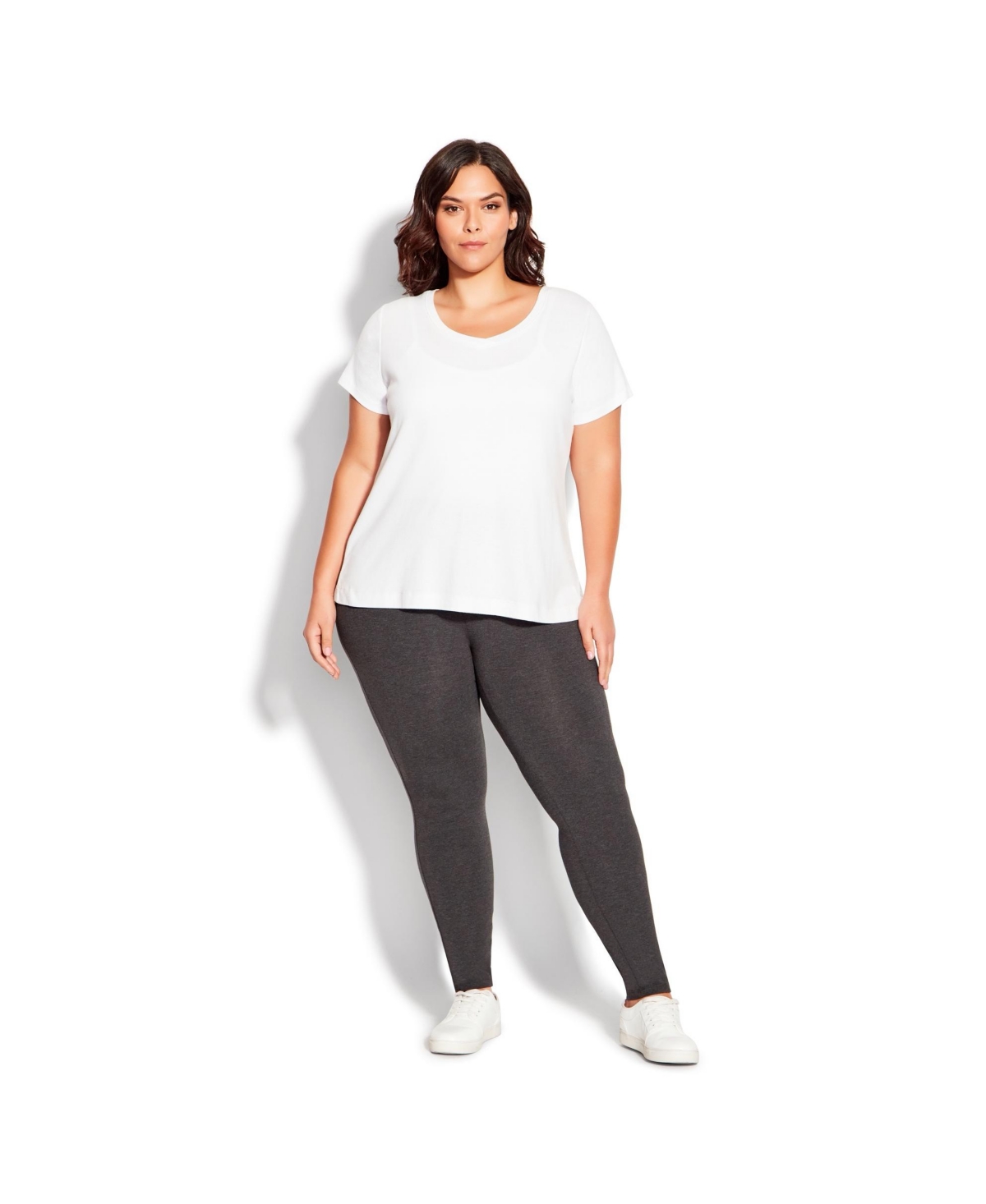 Click here for Avenue Womens Plus Size Tall High Rise Legging - C... prices