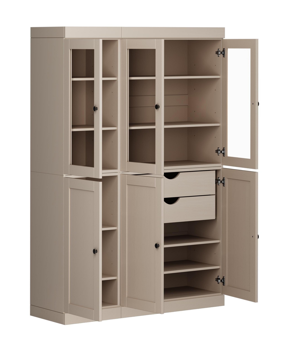 Click here for Palace Imports 100 Solid Wood 48.5 Pantry Cabinet... prices