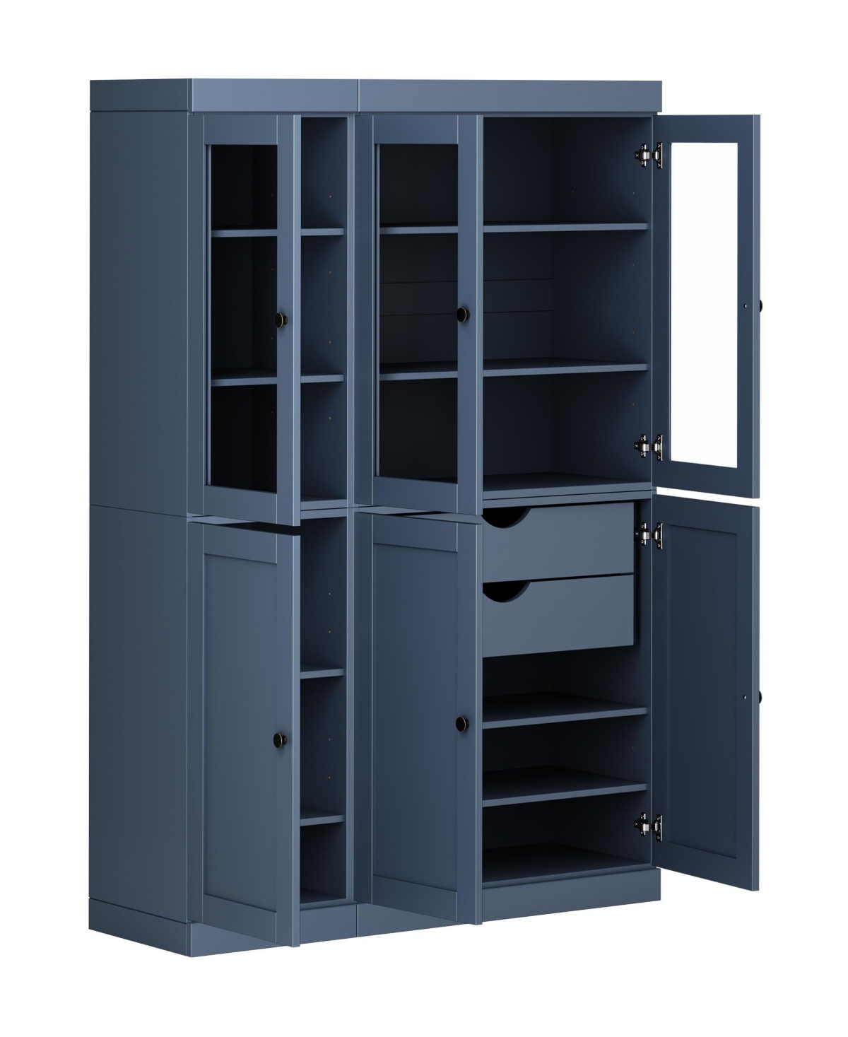 Click here for Palace Imports 100 Solid Wood 48.5 Pantry Cabinet... prices