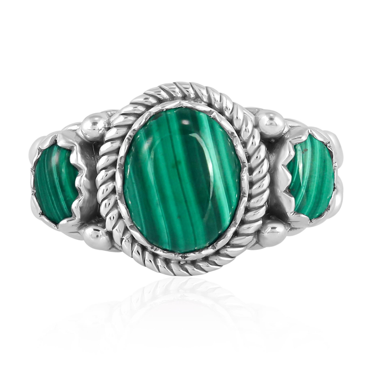 Click here for American West Jewelry Sterling Silver Malachite 3-... prices