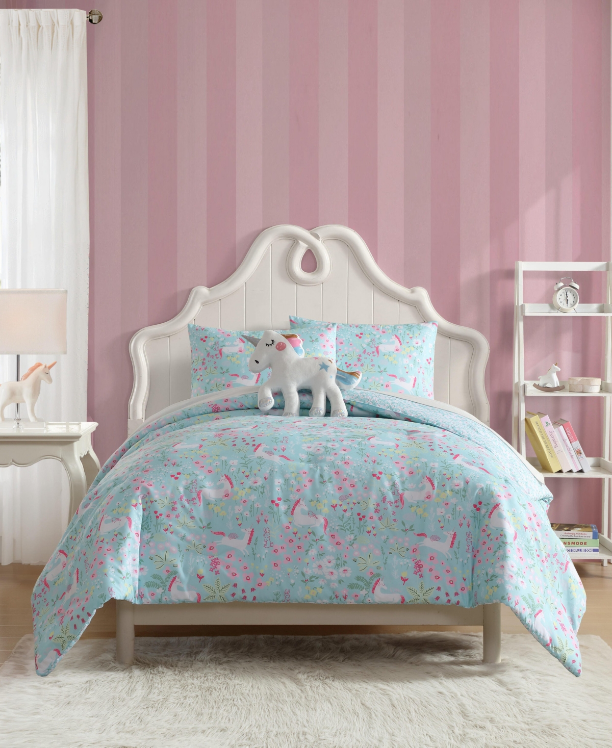 Click here for Laura Ashley Magical Unicorns Microfiber 3-Pc. Com... prices