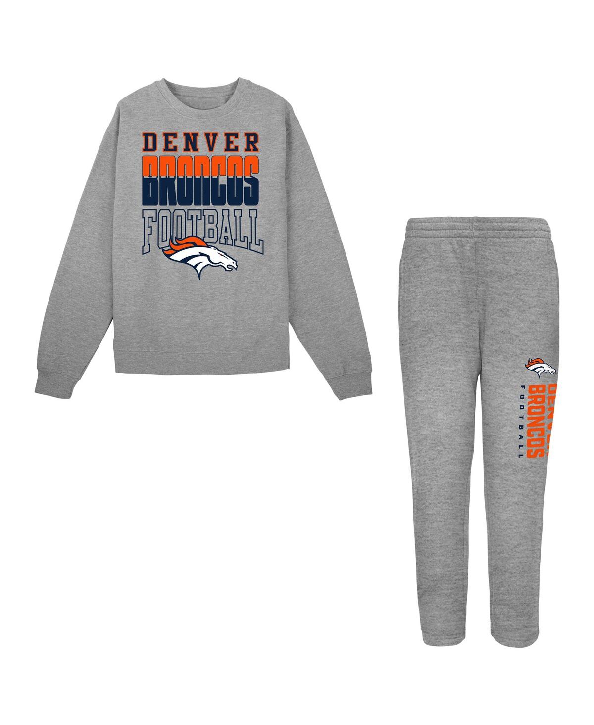 Click here for Outerstuff Toddler 2-Piece Gray Denver Broncos Cre... prices