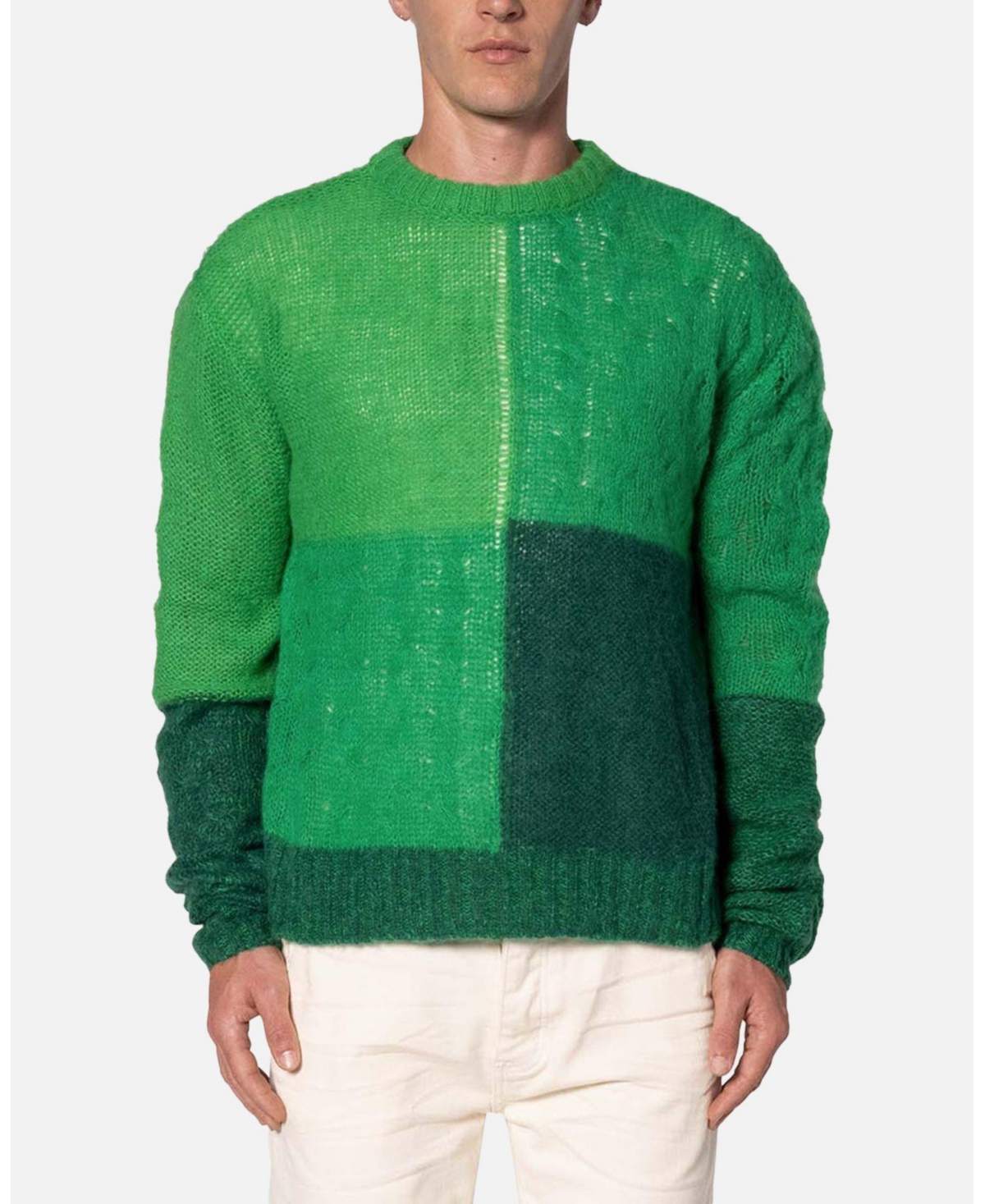 Click here for Loiter Mens mnml Open Knit Square Sweater prices