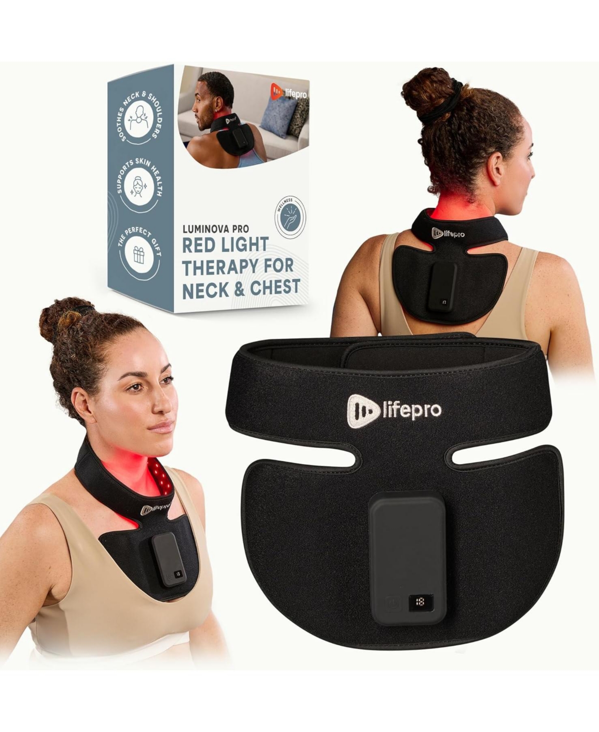 Click here for LifePro Compact Red Light Therapy Device for Neck... prices