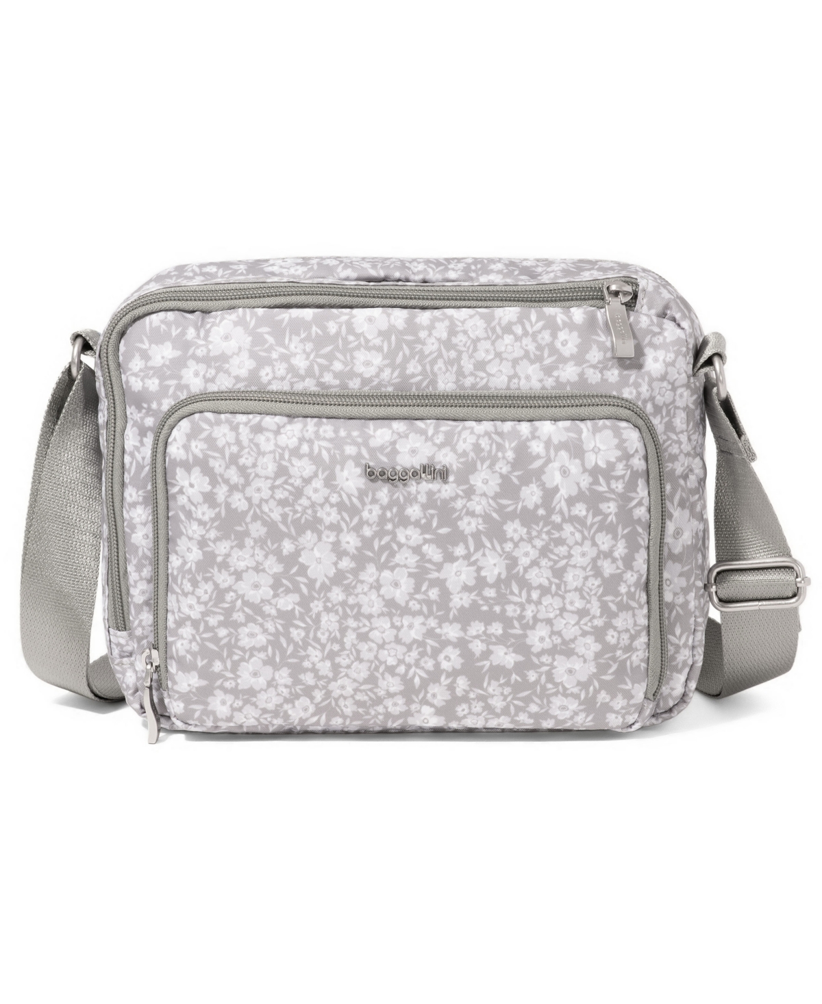 Click here for Baggallini Calais Medium Crossbody Bag - Light Gre... prices