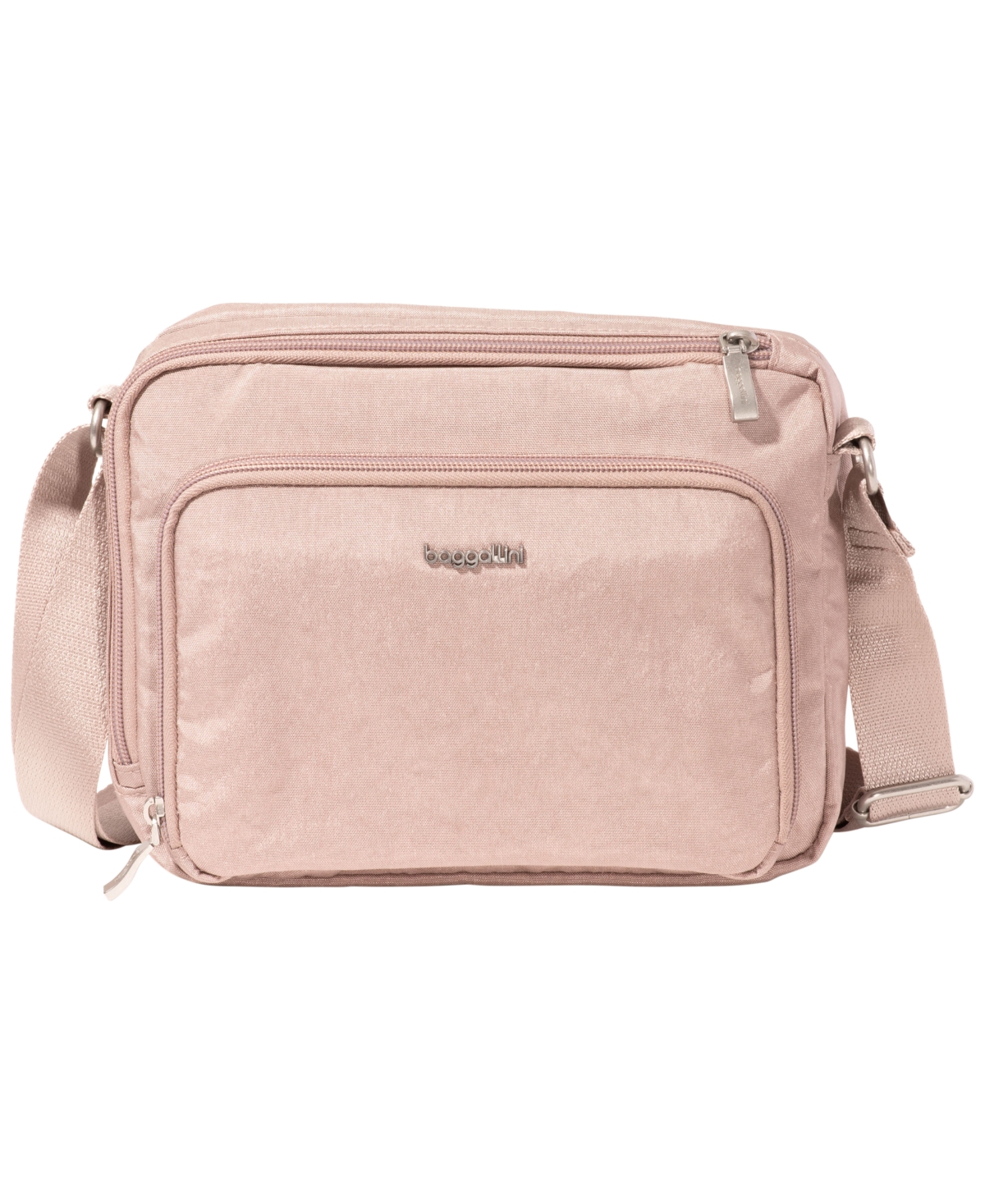 Click here for Baggallini Calais Medium Crossbody Bag - Blush Shi... prices